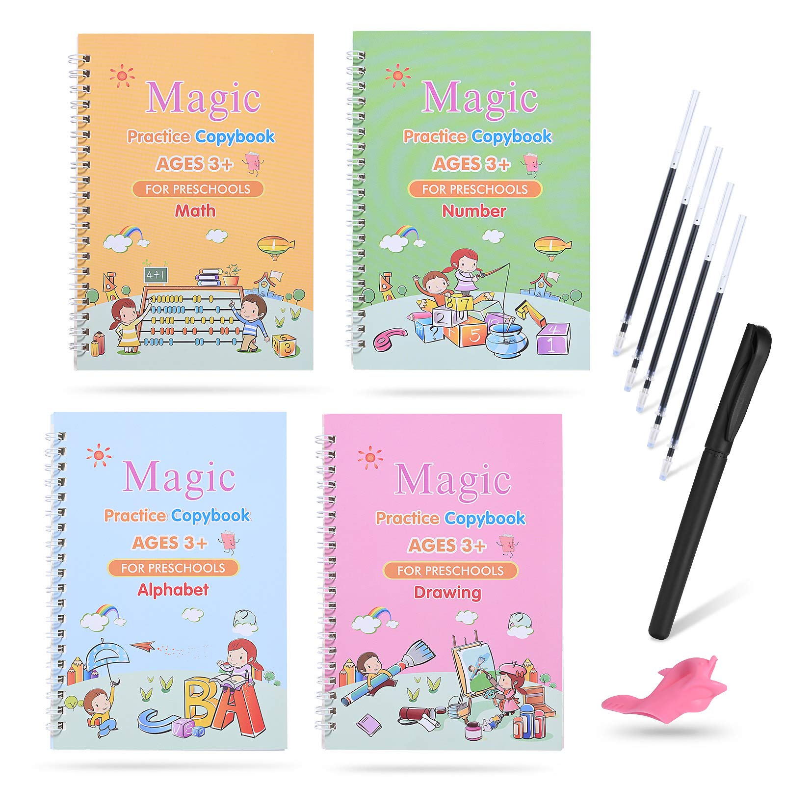 Buy Magic Practice Copybook For Kids LAWIND 4PC Reusable Writing Buy Magic Practice Copybook For Kids LAWIND 4PC Reusable Writing