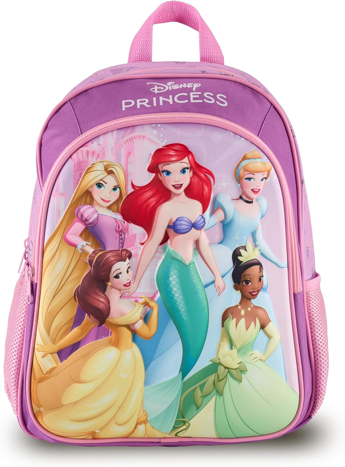 DISNEY PRINCESSES 15 INCH EVA BACKPACK BACKPACK, HOT PINK/LT PINK, 38 ...