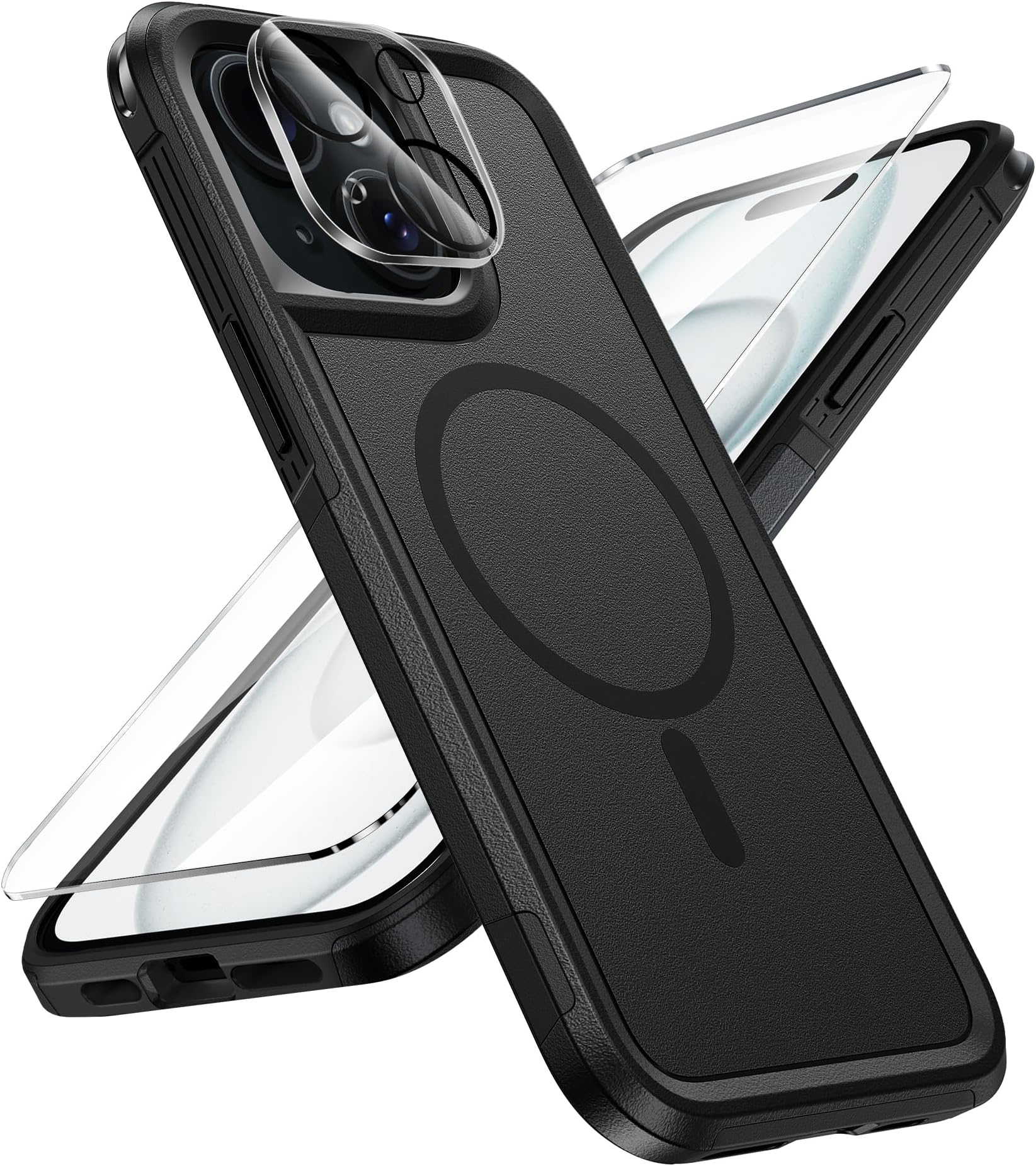 Amazon.com: Lamicall Magnetic Phone Case for iPhone 15 for MagSafe ...
