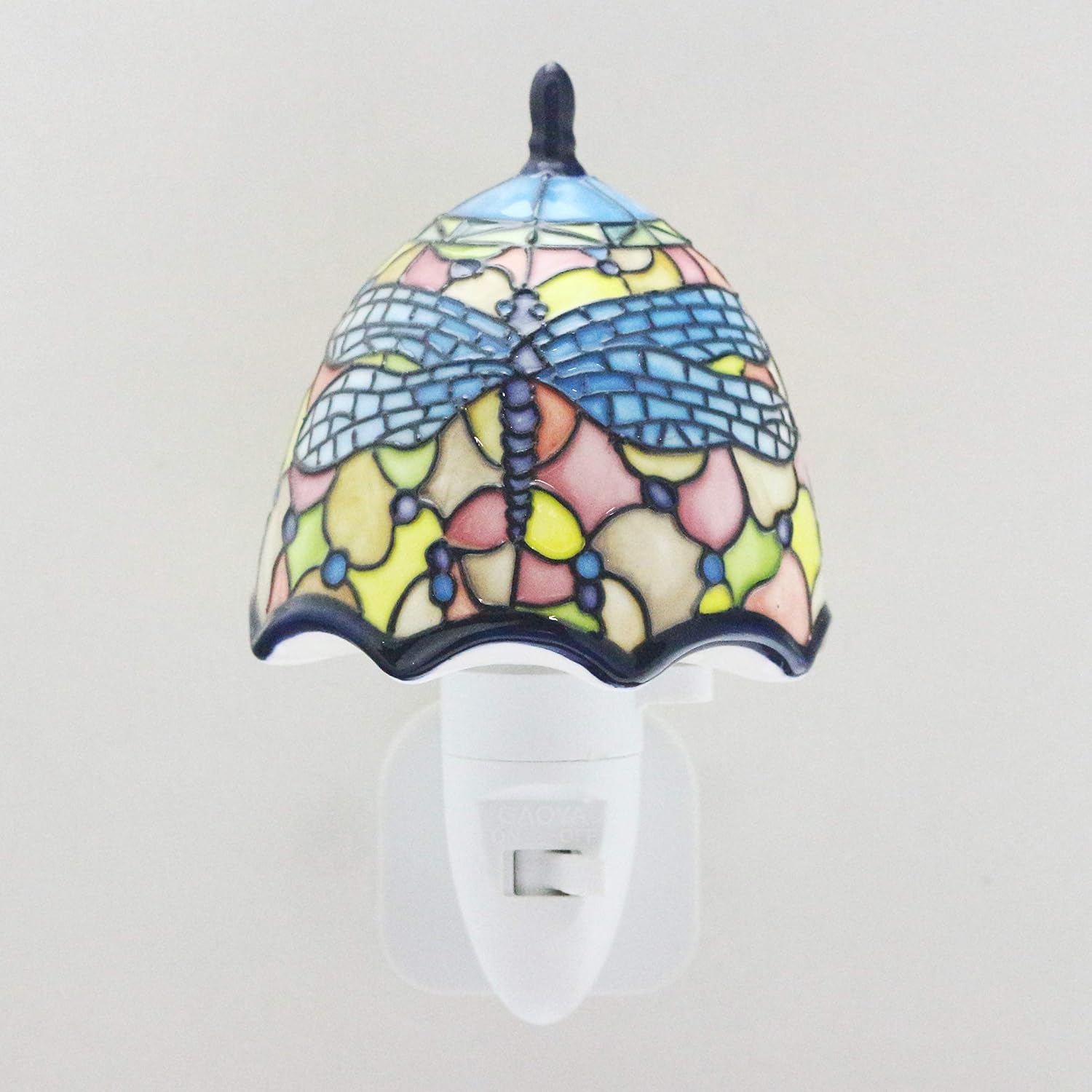 Old Tupton Ware - LED Night Light - Tiffany Dragonfly Design : Amazon ...