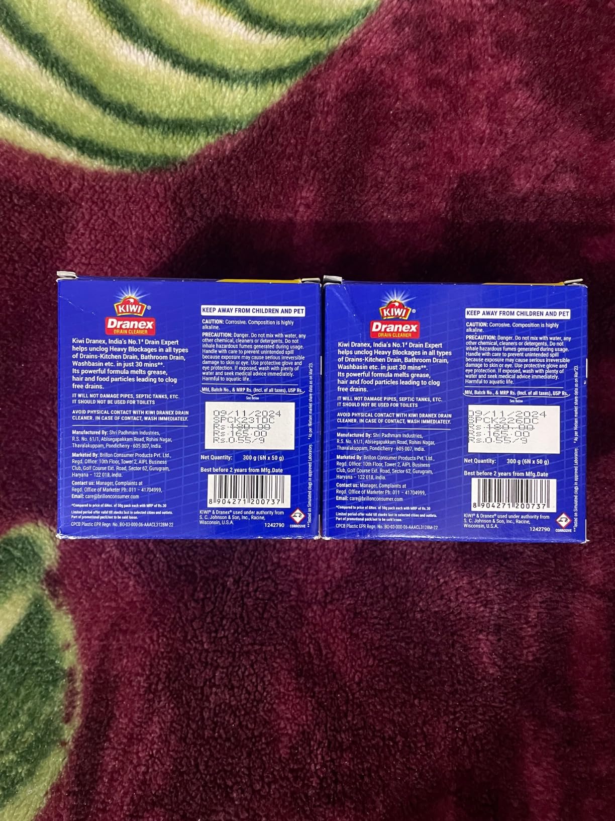 KIWI Dranex Drain Cleaner 50g*6N : Amazon.in: Home & Kitchen