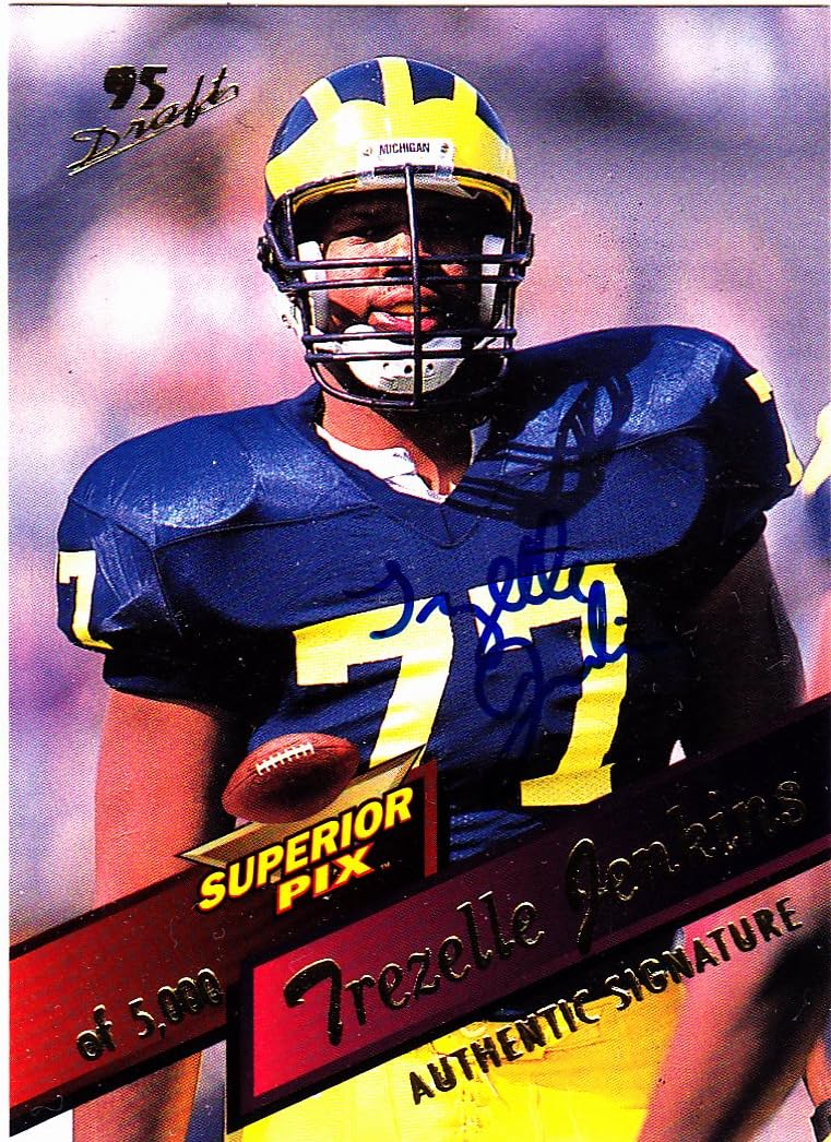 Amazon.com: 1995 SUPERIOR PIX DRAFT TREZELLE JENKINS RC ROOKIE AUTO ...