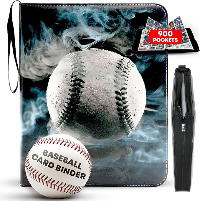 Amazon.com: Baseball Card Binder with 900 Pockets, The Ultimate ...