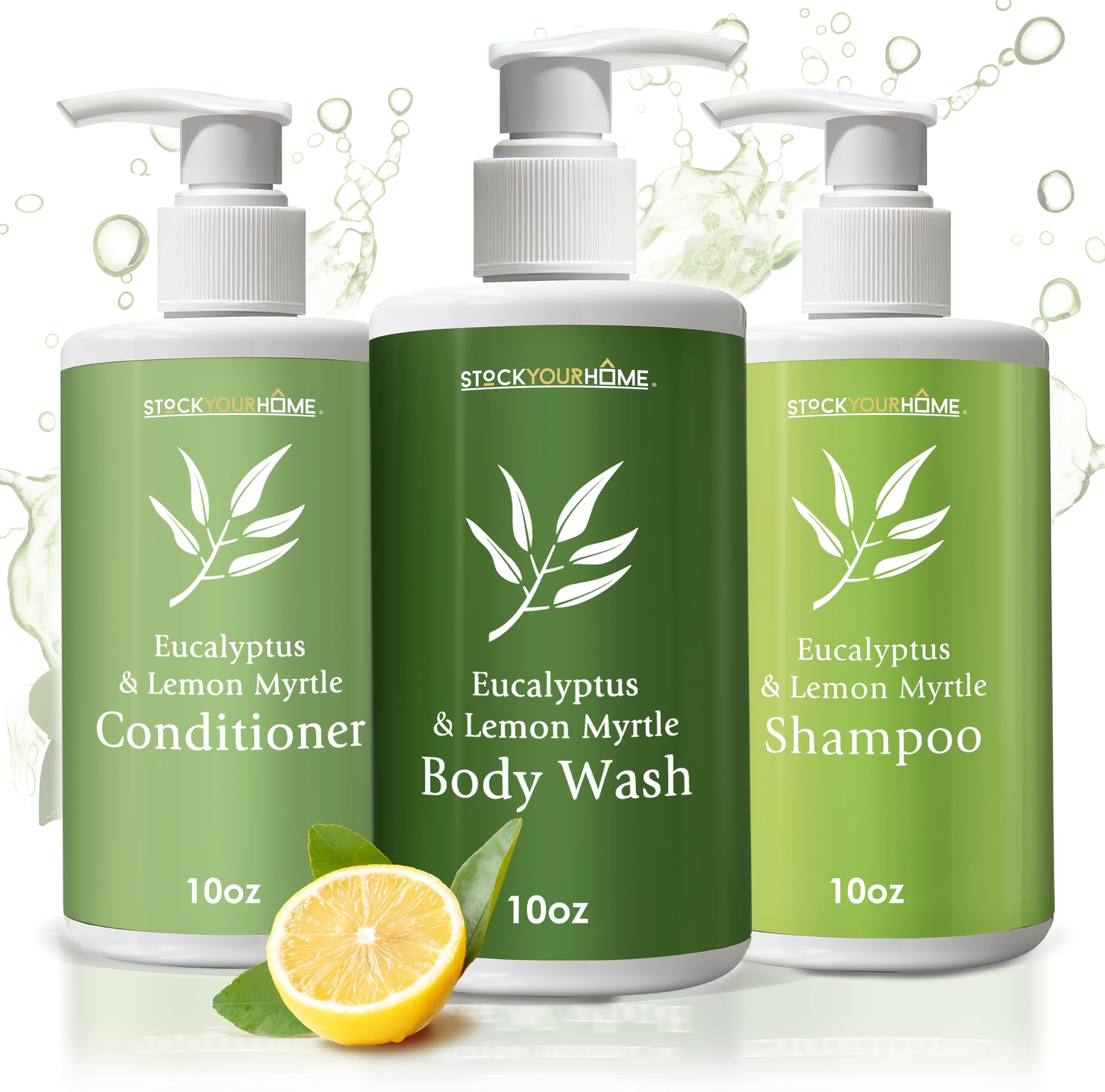 Amazon.com : Shower Essentials Set for Men and Women, Includes 10 oz ...
