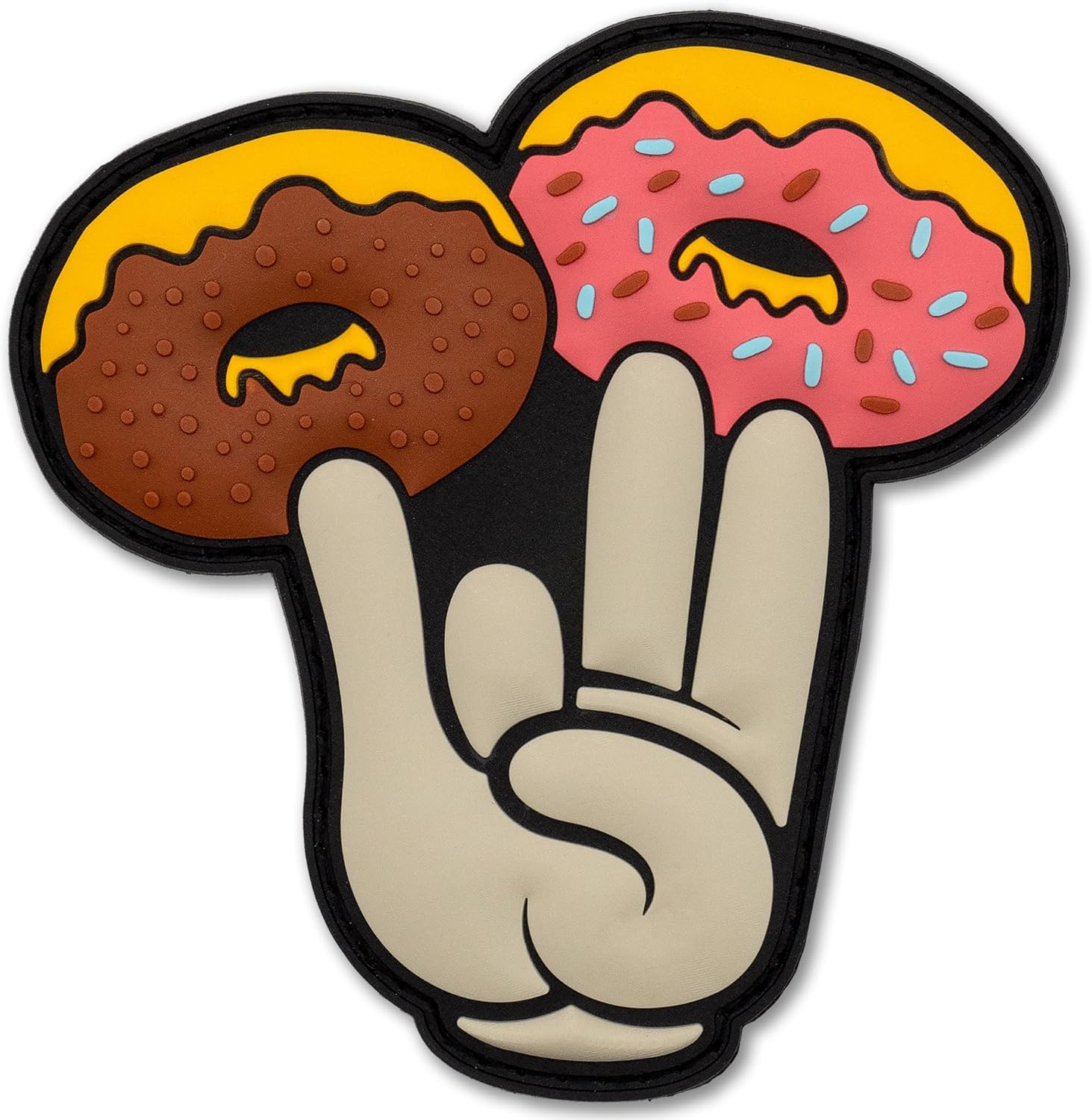 Amazon.com: 'Shocker Donuts' Funny PVC Patch: Custom Patches - Tactical ...
