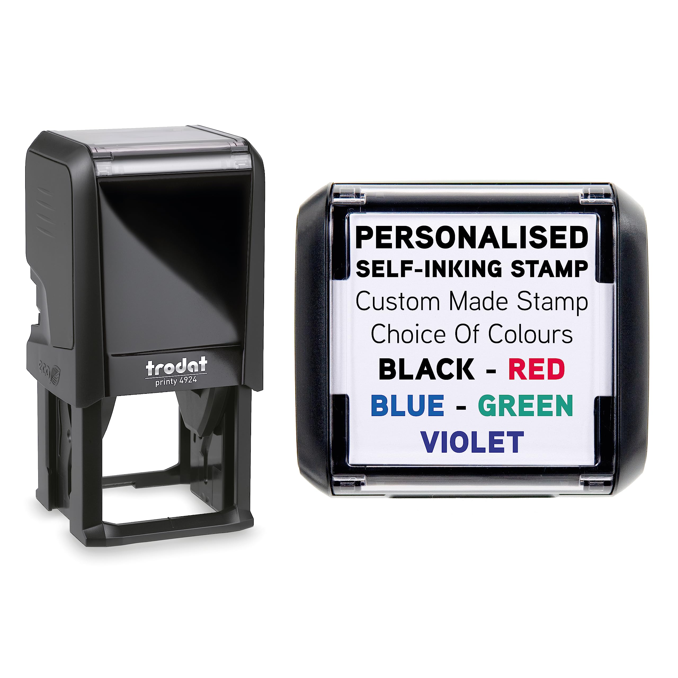 40mm x 40mm - Premium Personalised Custom Made Self-Inking Business ...