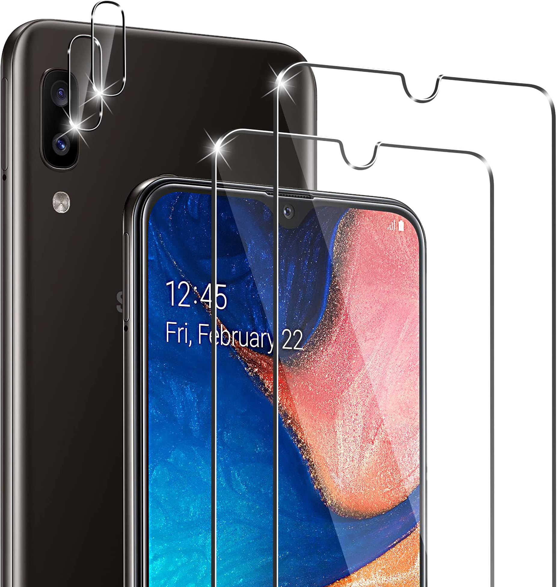 Amazon.com: Cizerin [2+2 Pack] Tempered Glass Screen Protector for ...