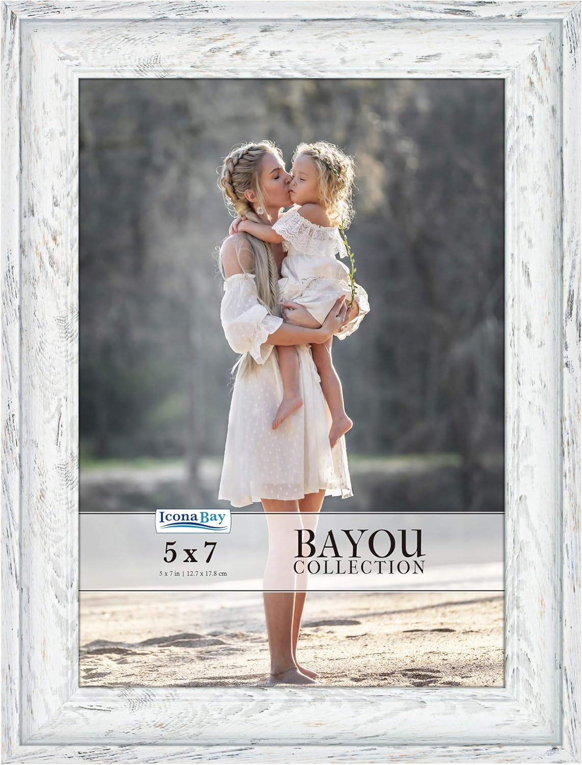 Amazon.com - Icona Bay 5x7 Cloudy White Picture Frame - Cape Cod Style ...