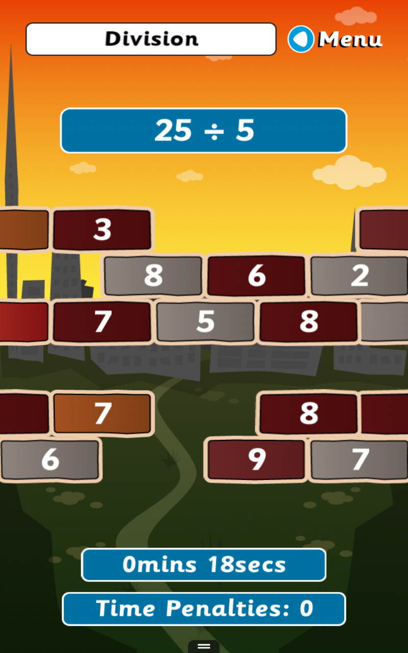 Wipeout Wall (x & ÷) - App on Amazon Appstore