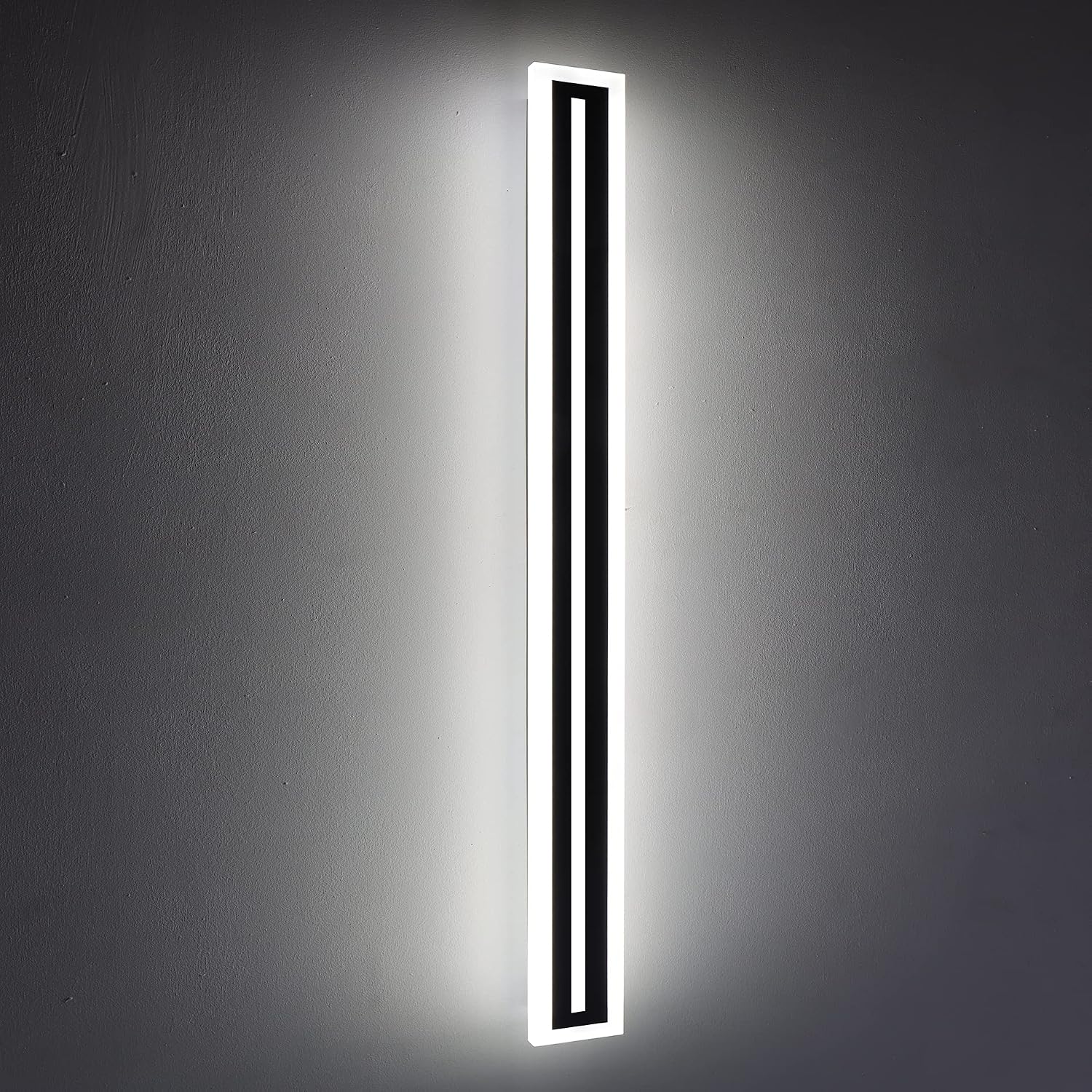 Modern Outdoor Wall Lights,LED Long Strip Lighting,Acrylic Wall Sconce ...