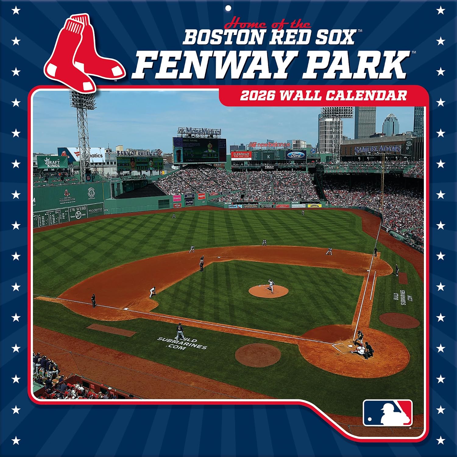 Boston Red Sox Fenway Park 2026 12x12 Stadium Wall Calendar: Turner ...