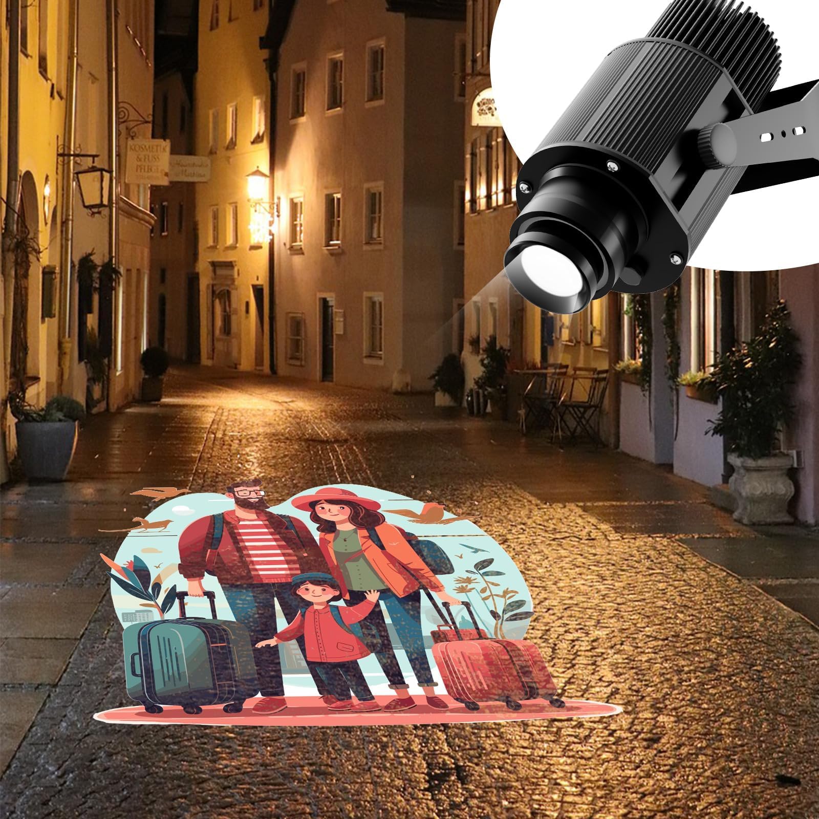 Amazon.com: ARXENOVATH GOBO Projector Custom LED Logo Projector for ...