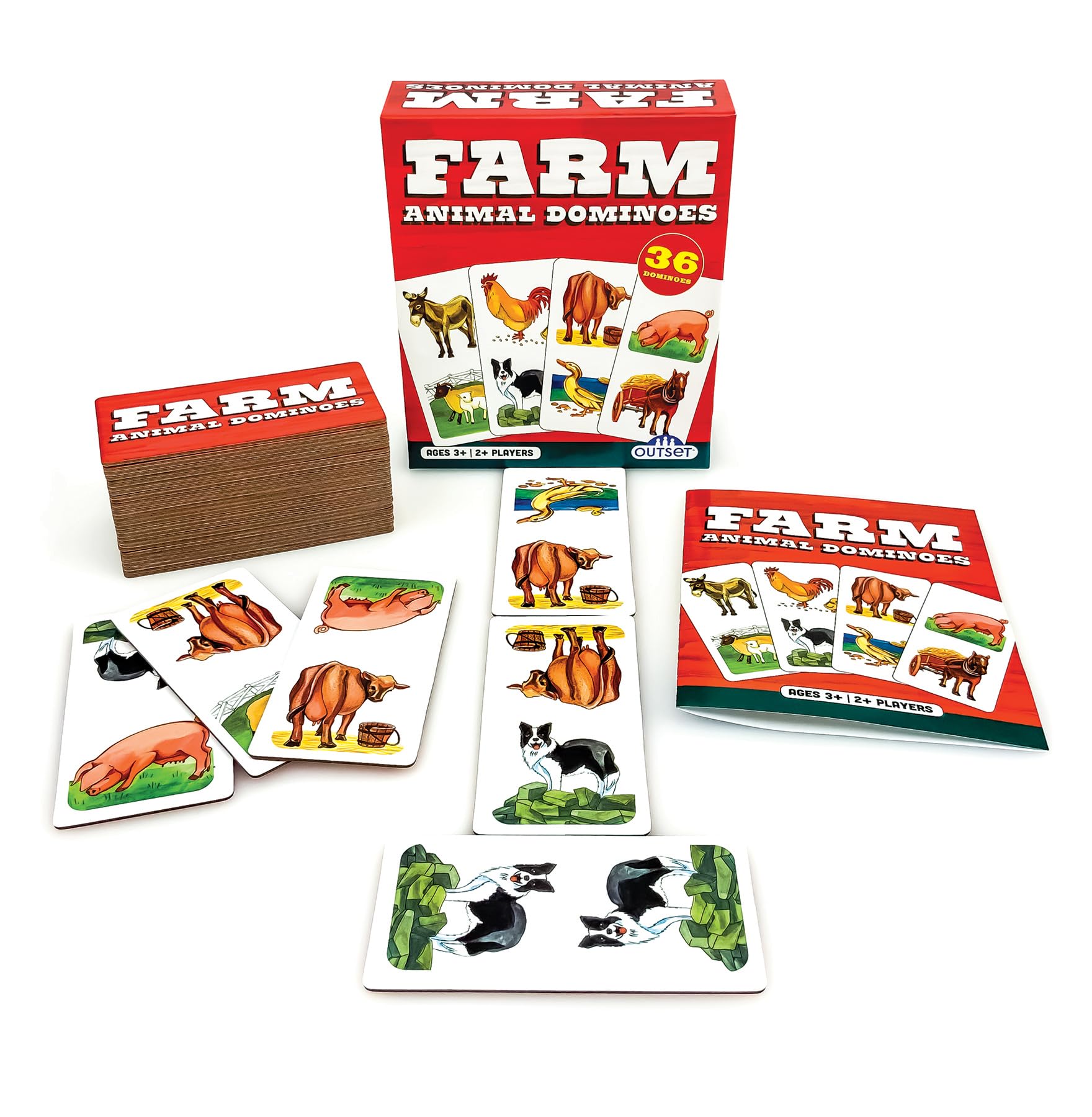 Farm Animal Dominoes Rules