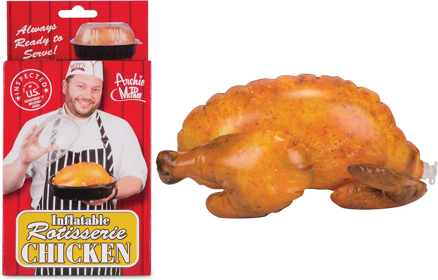 Amazon.com: Archie McPhee Inflatable Rotisserie Chicken : Toys & Games