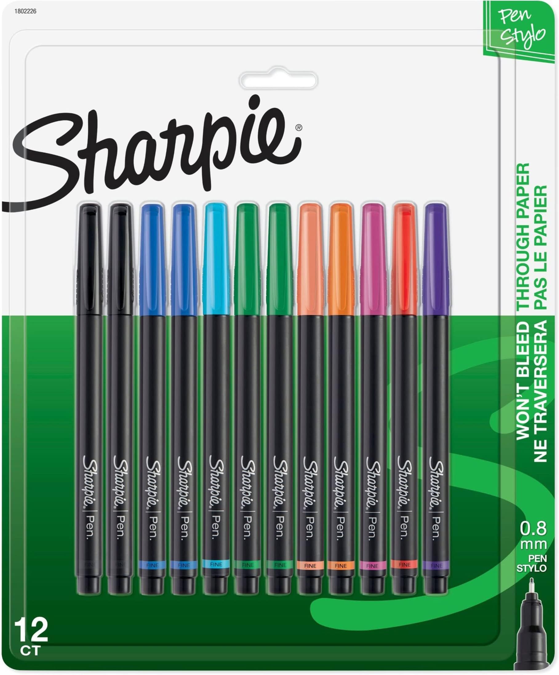 Sharpie - Rotuladores de punta fina (0,4 mm) rotuladores de punta de ...