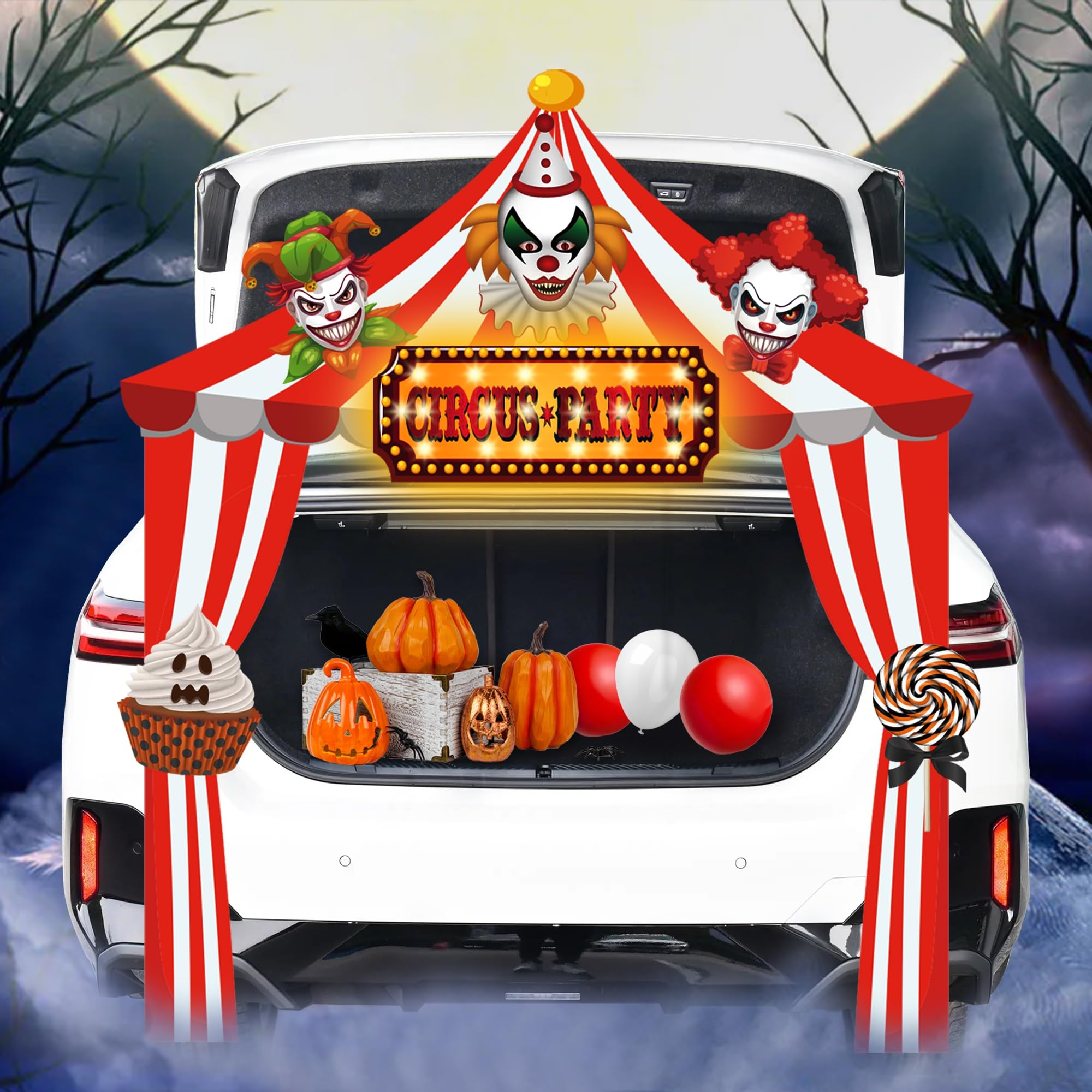 Amazon.com: Goolife Trunk or Treat Car Decorations Kit, Halloween Car ...