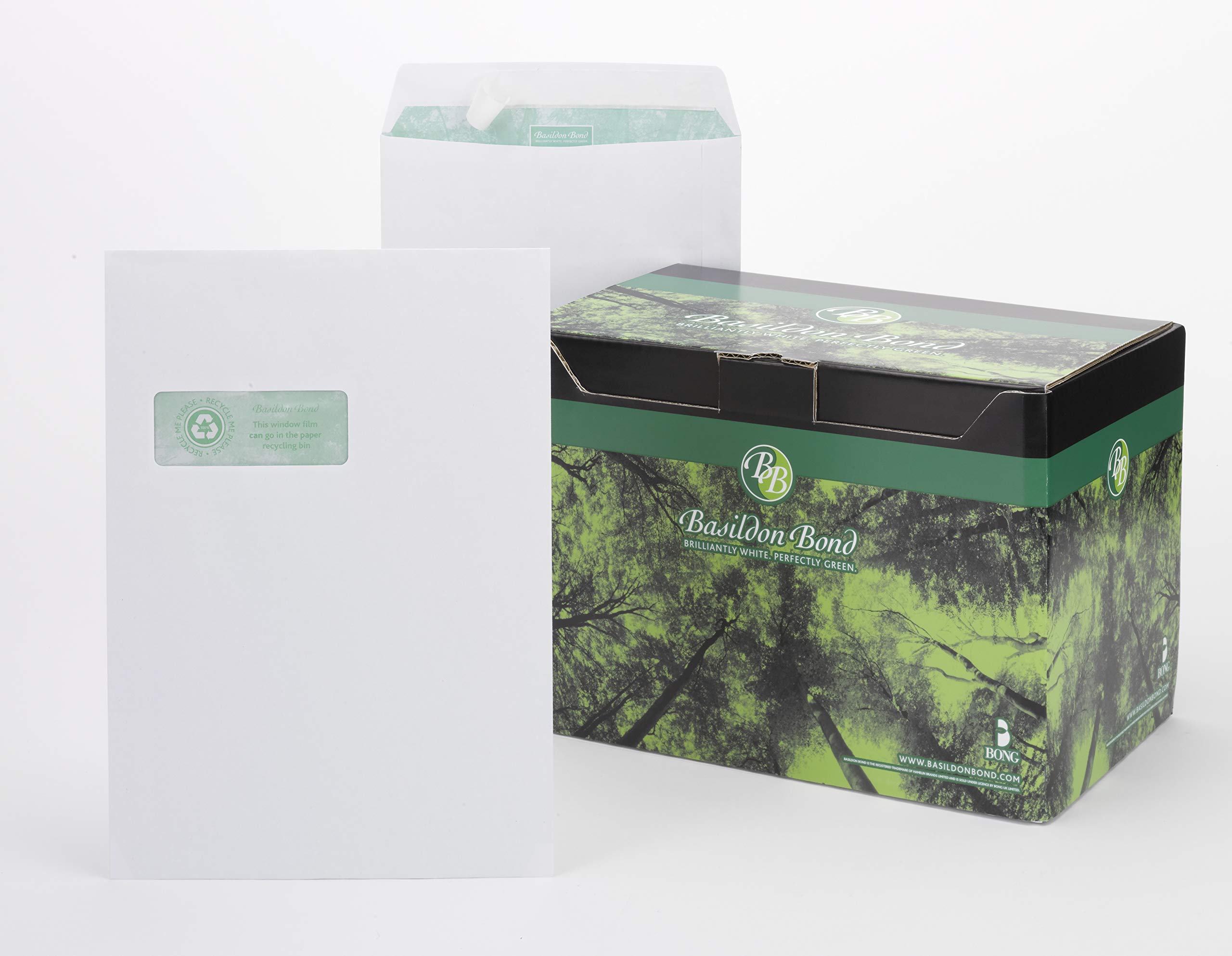 Bong Basildon Bond C4 White Peel And Seal Pocket Envelope, 120 gsm ...