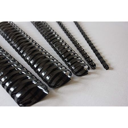 Bind2go Black Binding Combs A5 Box 100x 14 Rings (10mm) : Amazon.co.uk ...