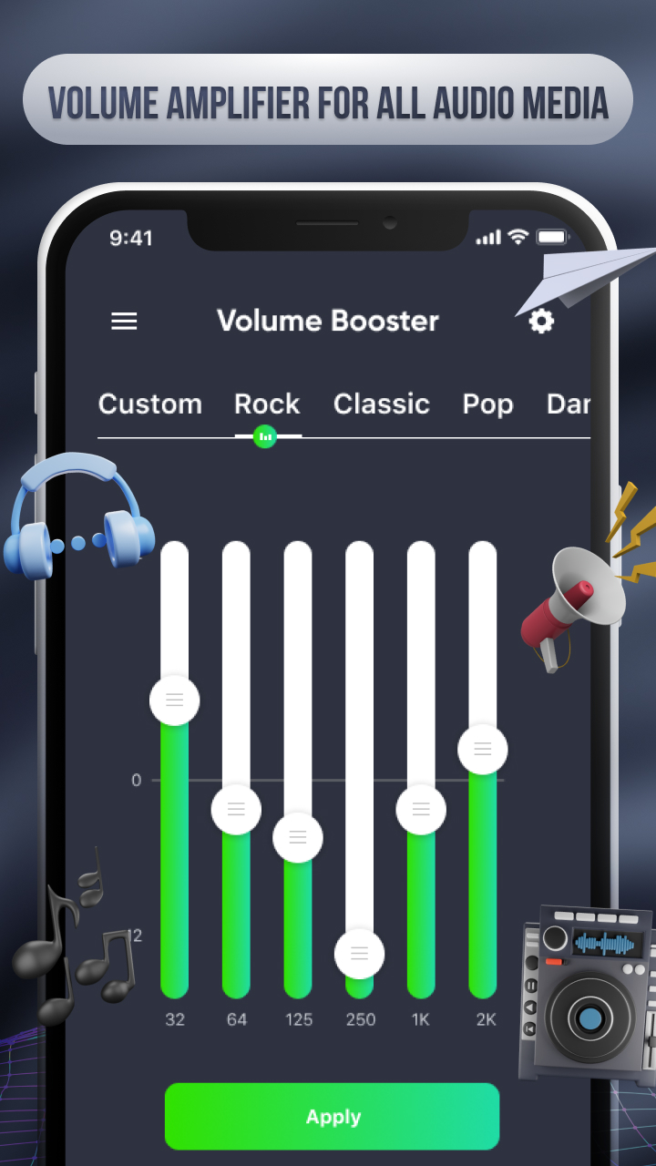 Volume Booster with Equalizer - App on Amazon Appstore