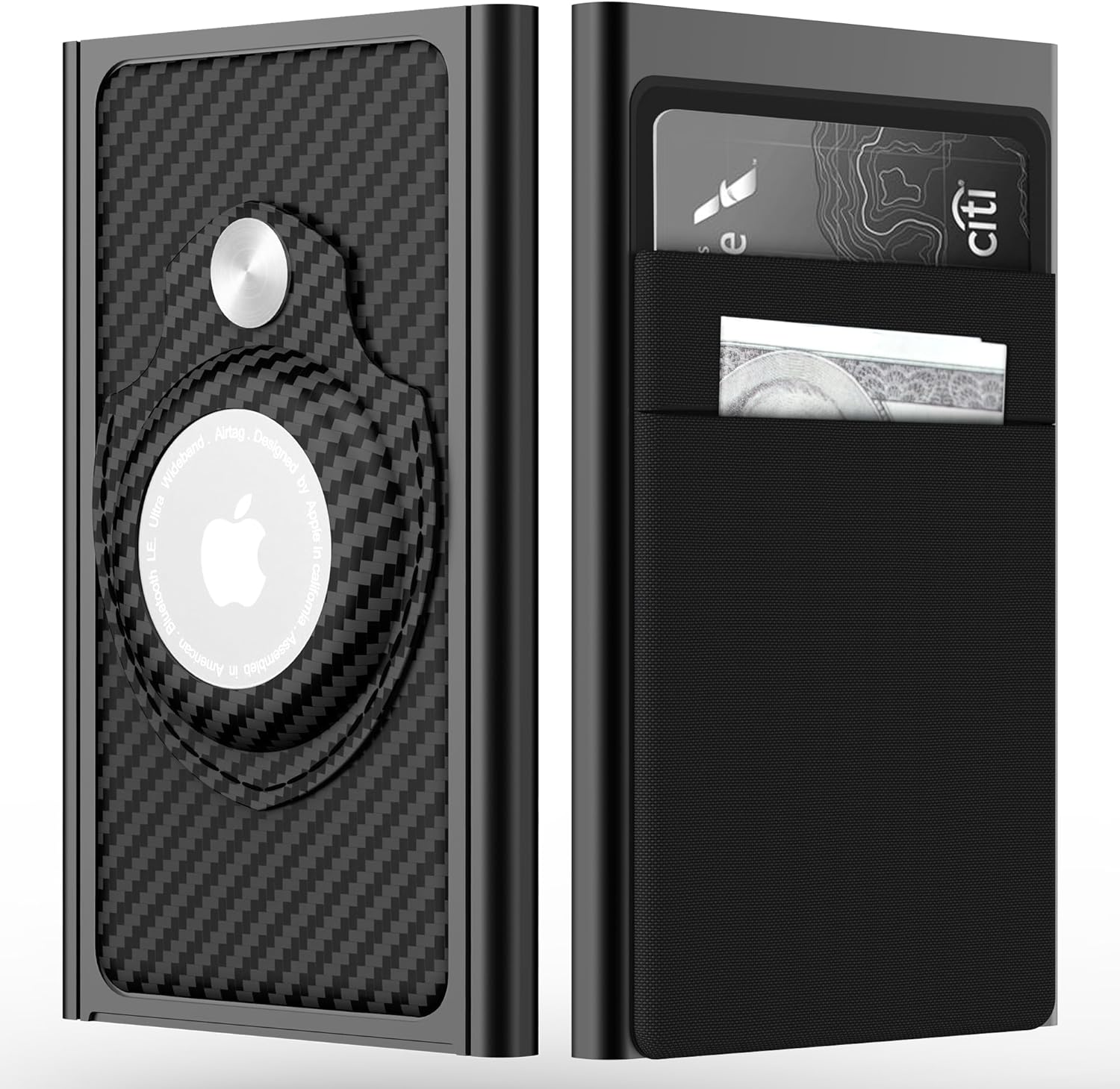 Amazon.com: Airtag Wallet Men-Smart Wallet with Airtag Holder, Pop Up ...