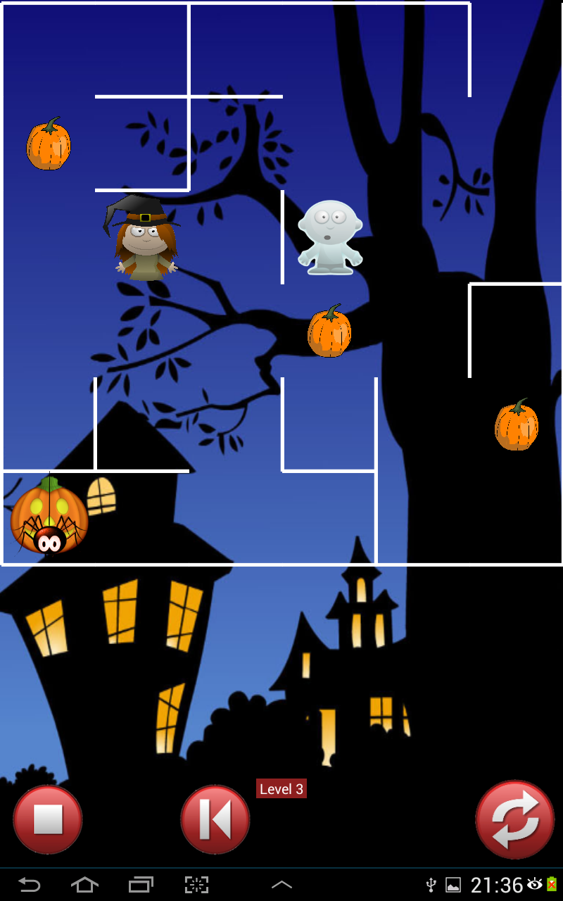 Halloween Witch Pumpkin Maze (watch out for ghosts and bats) - App on ...