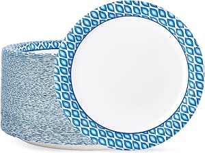 Amazon.com: MUCHII Paper Plates 10 Inch, 150 Count Soak and Cut Proof ...
