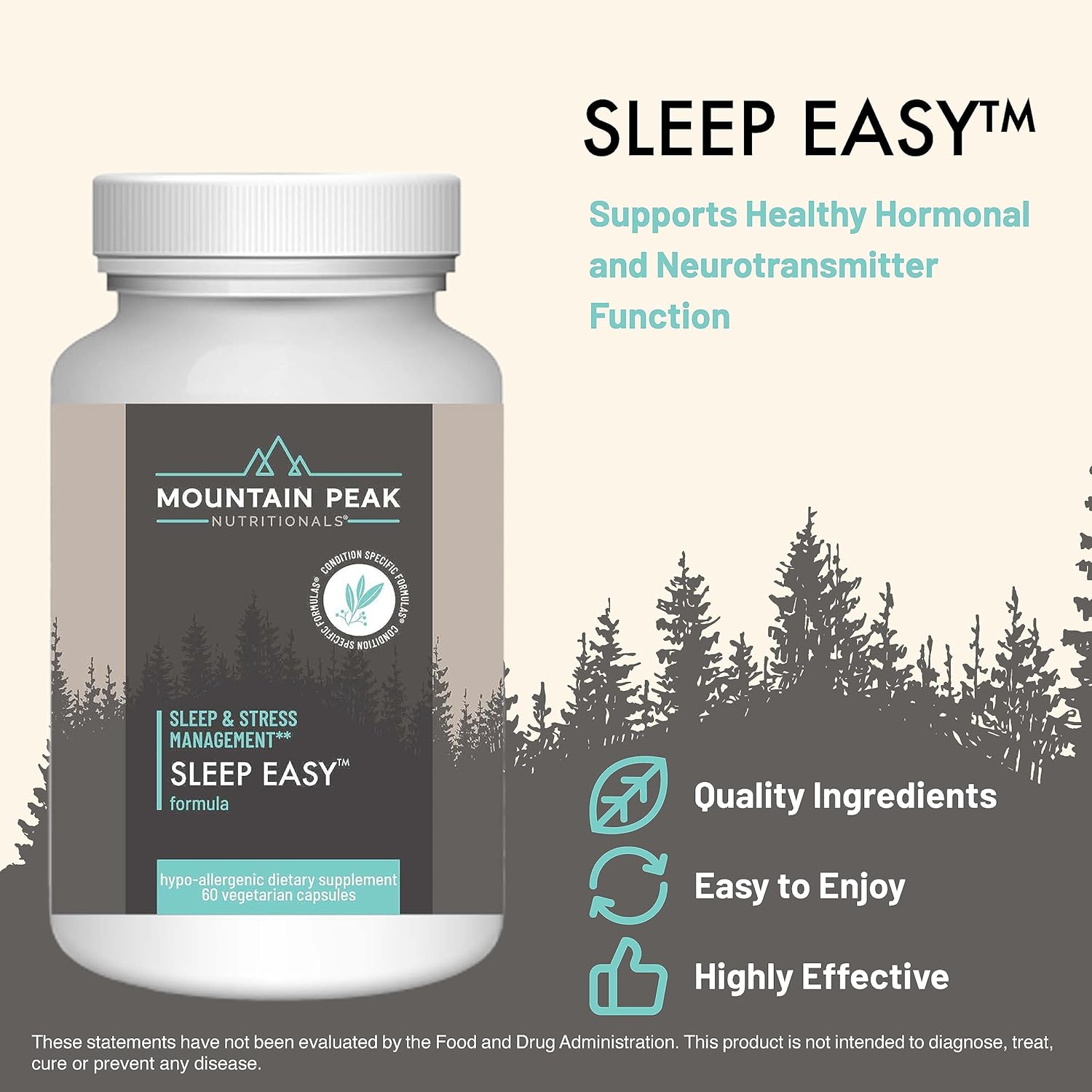 Mountain Peak Nutritionals Ultimate Sleep Bundle – Tranquility & Sleep Easy – Promueve un estado ...
