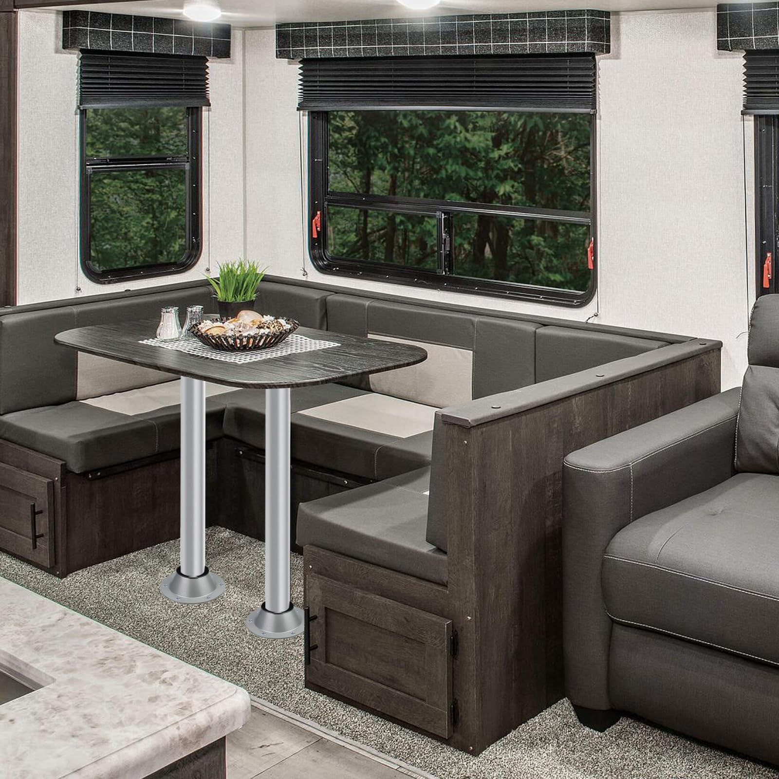 Snapklik.com : JYINCPED 27" RV Table Leg And RV Table Base Mount,Camper ...