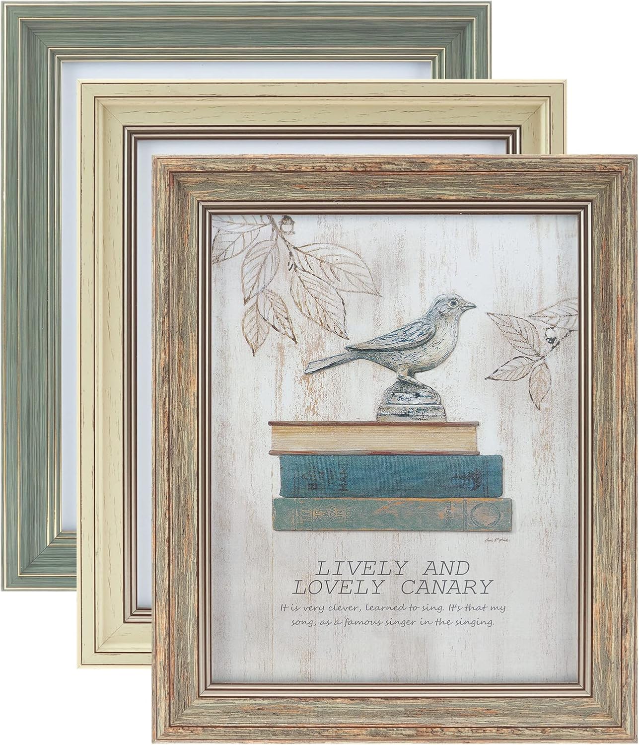 3 Pack 8x10 Inch Picture Frames Farmhouse Rustic Vintage Distressed ...