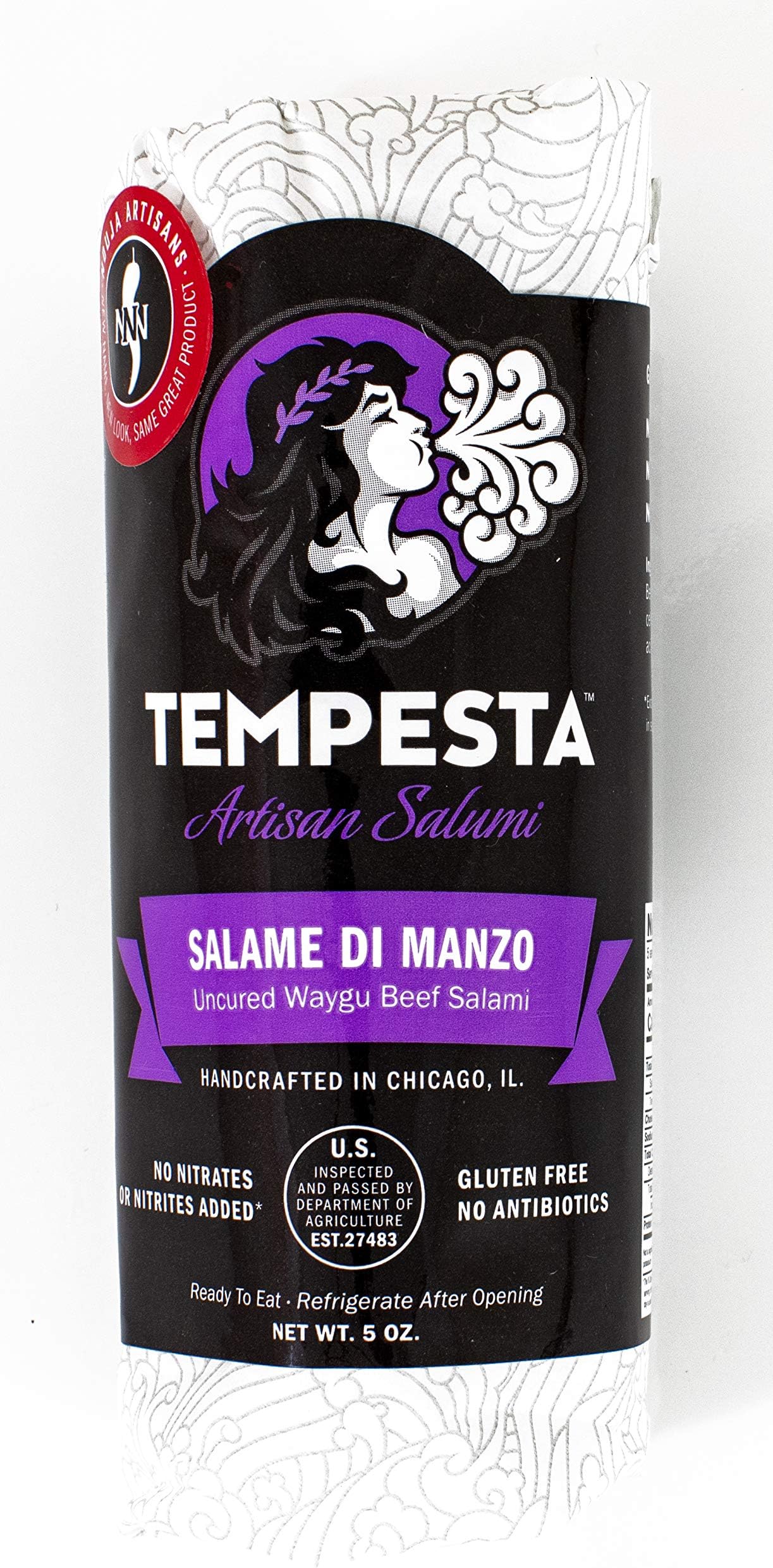 Amazon.com : Tempesta Spreadable Salami Spicy, 6 OZ (Pack - 1 ...