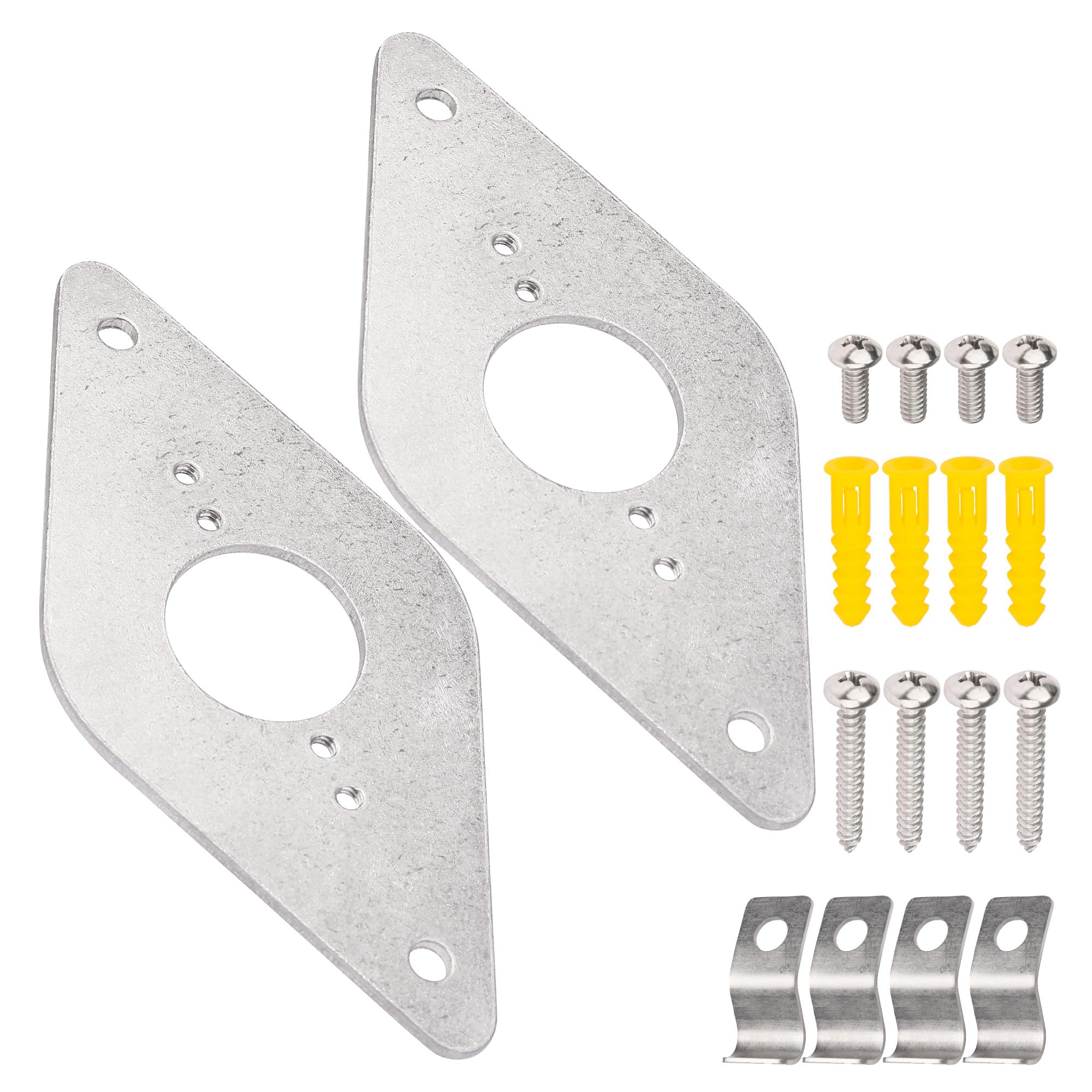 Amazon.com: Hose Bibb Mounting Plate for Outside Faucet Repair Kit ...