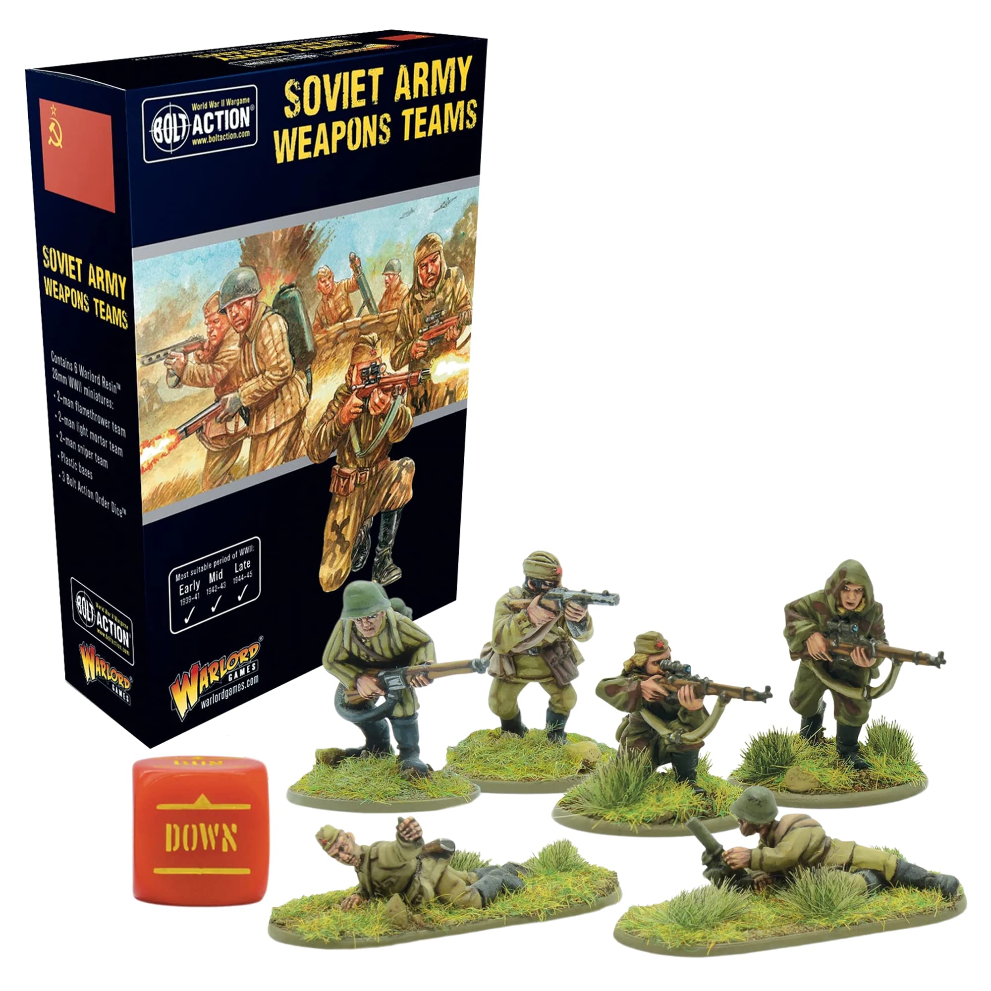 Buy Wargames DeliveredSoviet Army Weapons Teams - Warlord Games 28mm ...