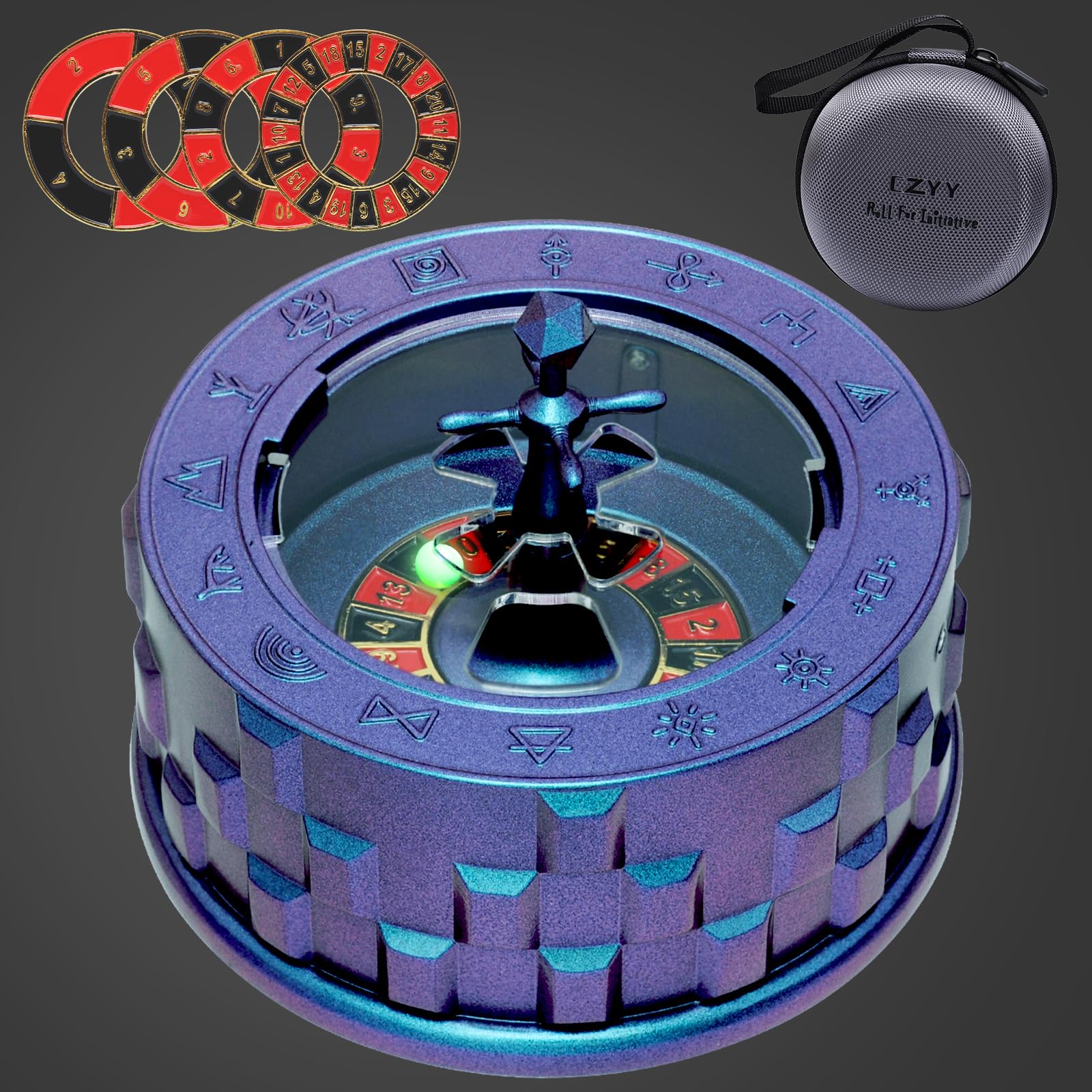 Amazon.com: CZYY Roulette Dice - 7-in-1 Metal Spinner Dice Set, Unique ...