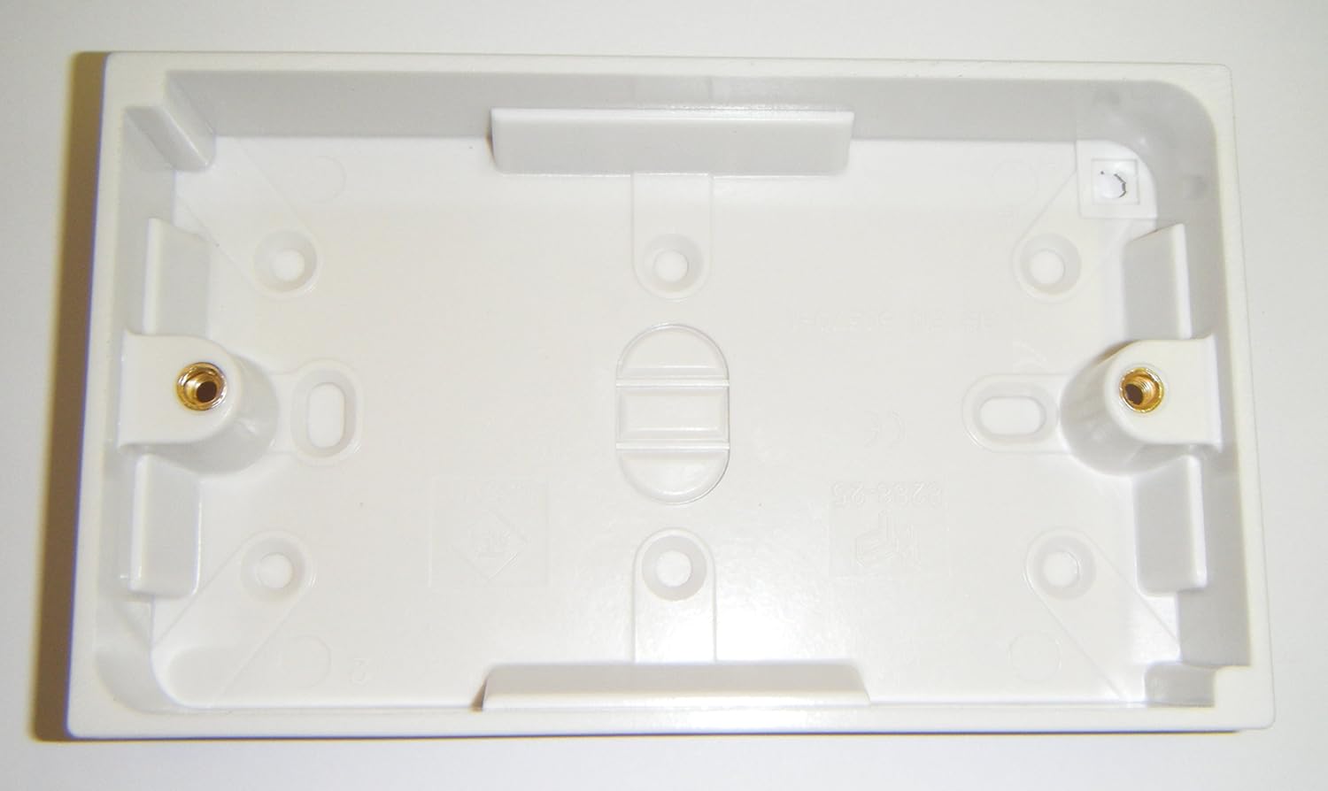 MHP® Surface Mount Double Back Box/Twin Pattress Box/ 2 Gang Back box ...