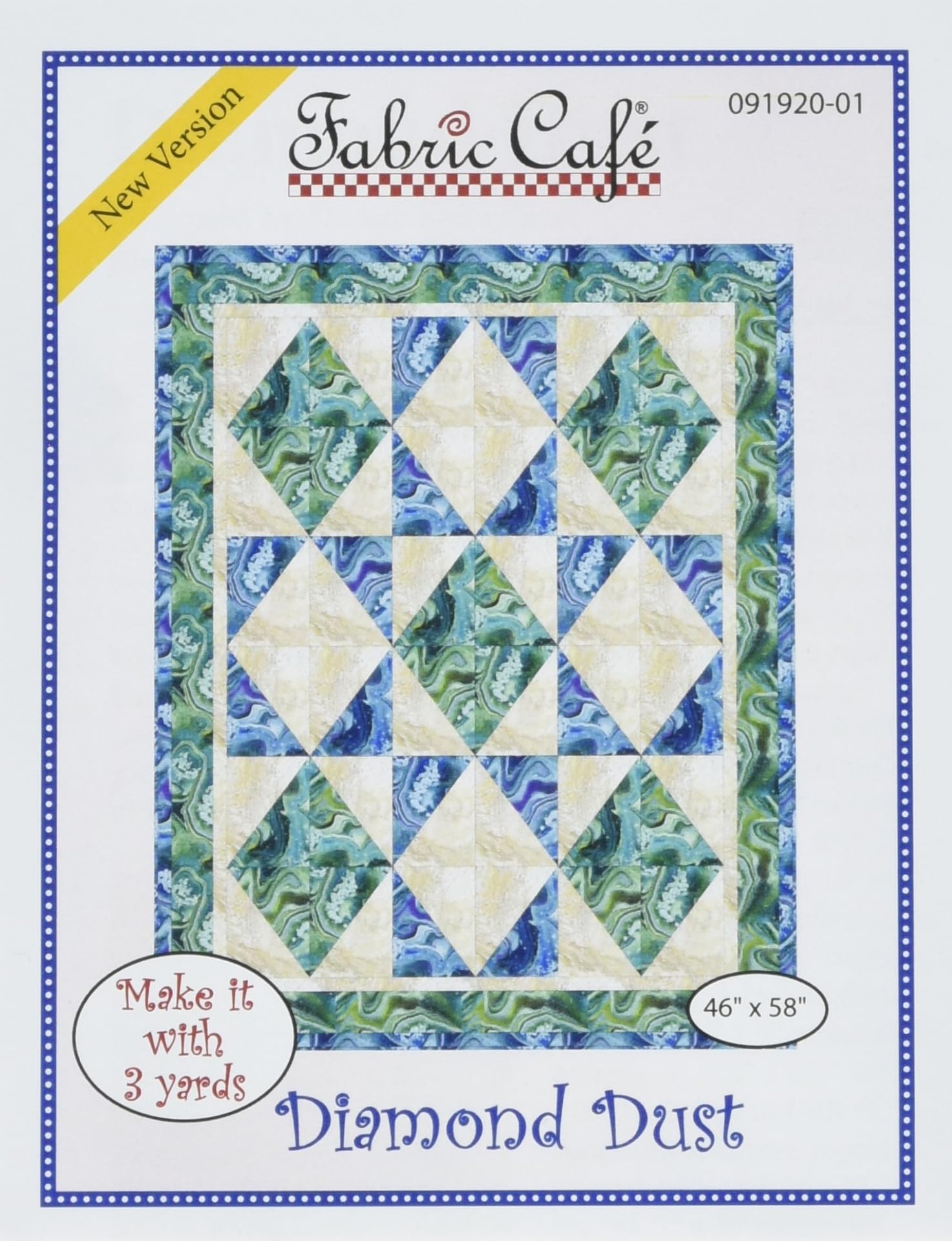 Amazon.com: Fabric Cafe Diamond Dust Pattern, Multi : Arts, Crafts & Sewing
