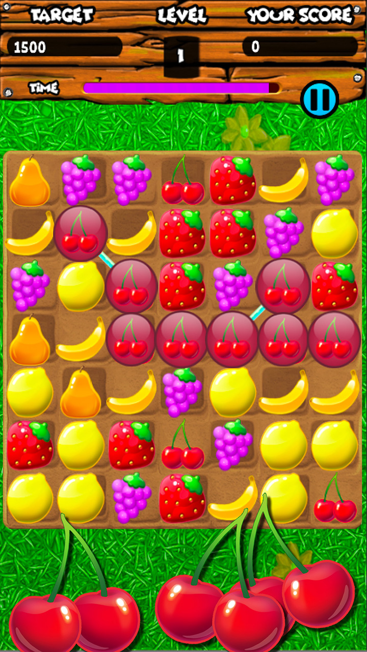 Fruity Gardens - Juicy Fruit Link Puzzle Game - App on Amazon Appstore