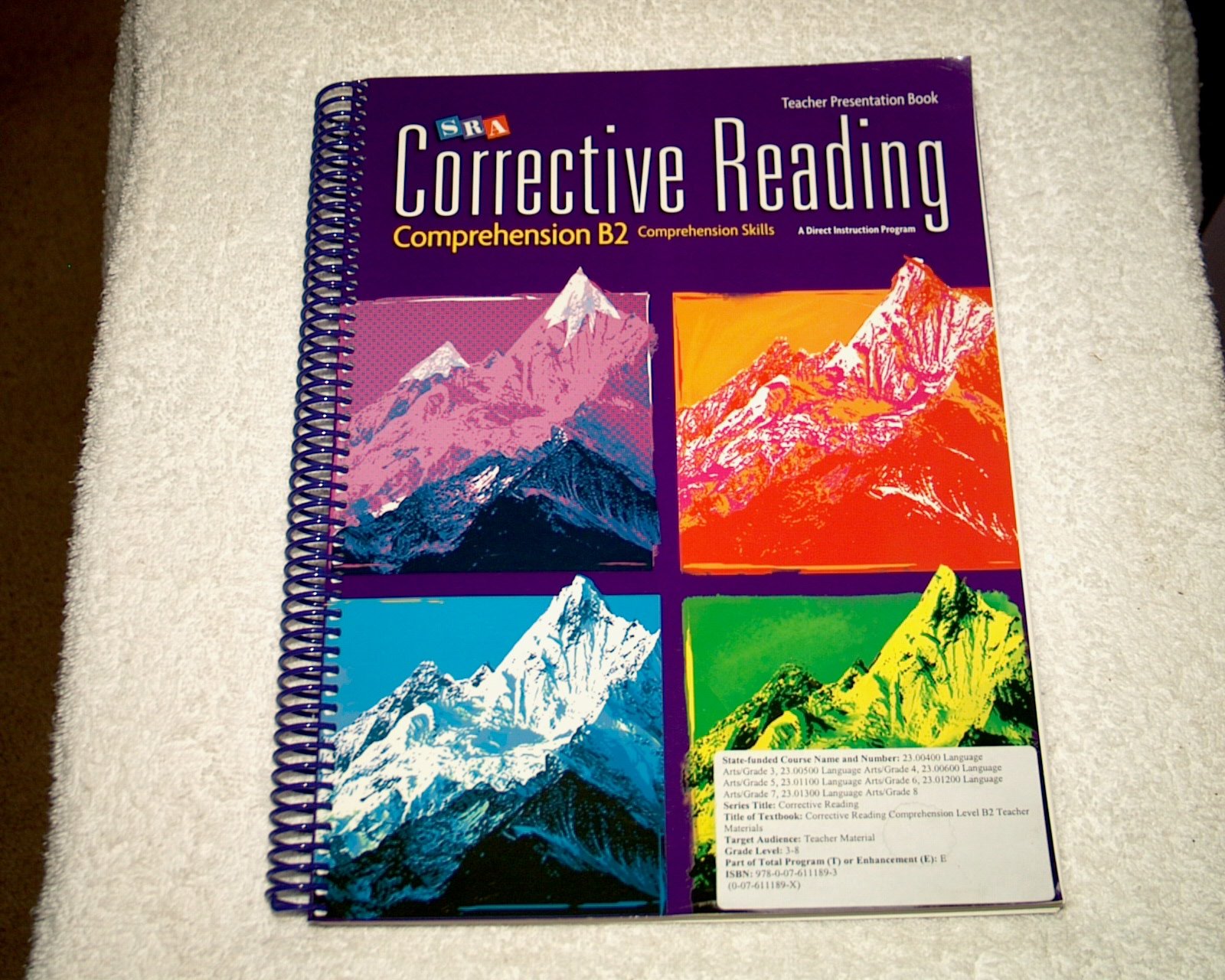 Corrective Reading Comprehension Level B2, Presentation Book ...