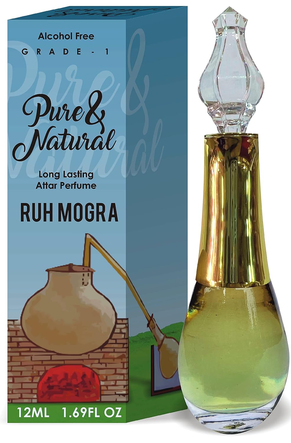 Parag Fragrances Ruh Mogra Attar/Natural Perfume Oil, 12ml (Pure ...