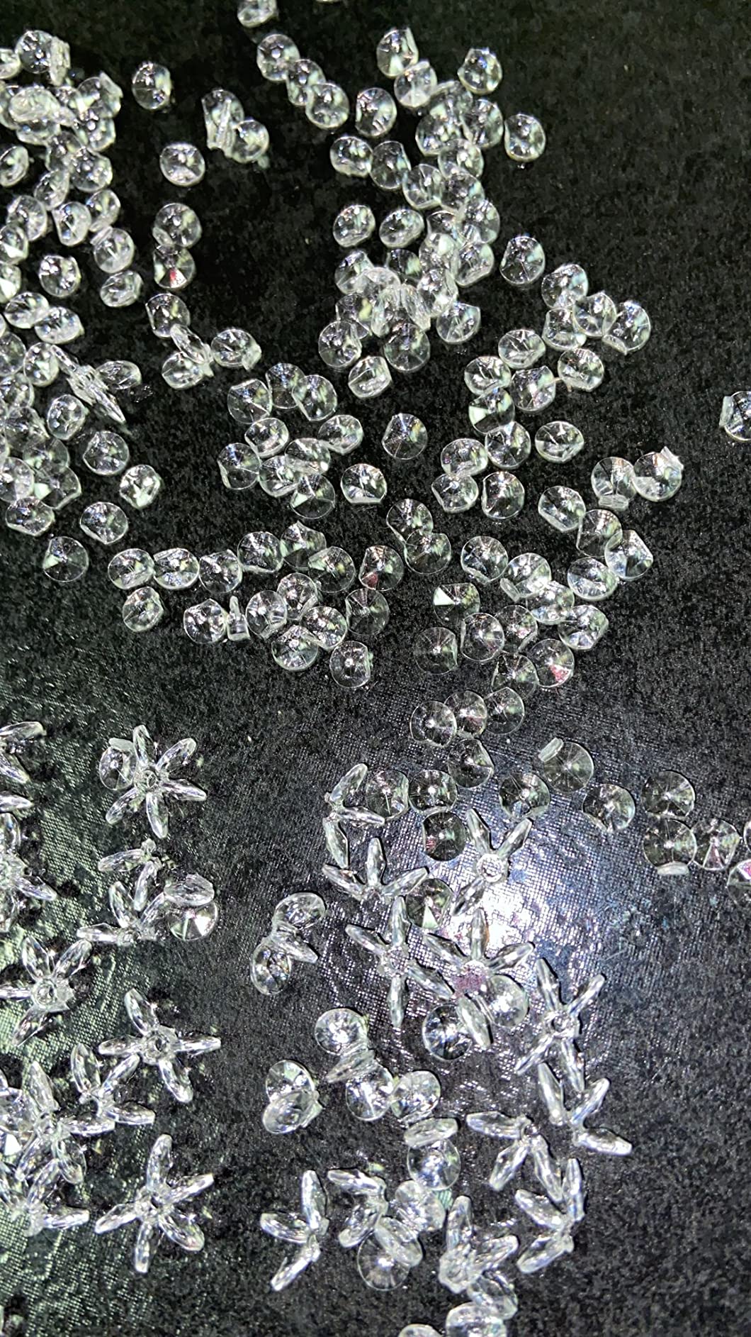 The Beadery 12mm Sunburst Beads, Crystal, 900-Piece Per Bag, Small ...