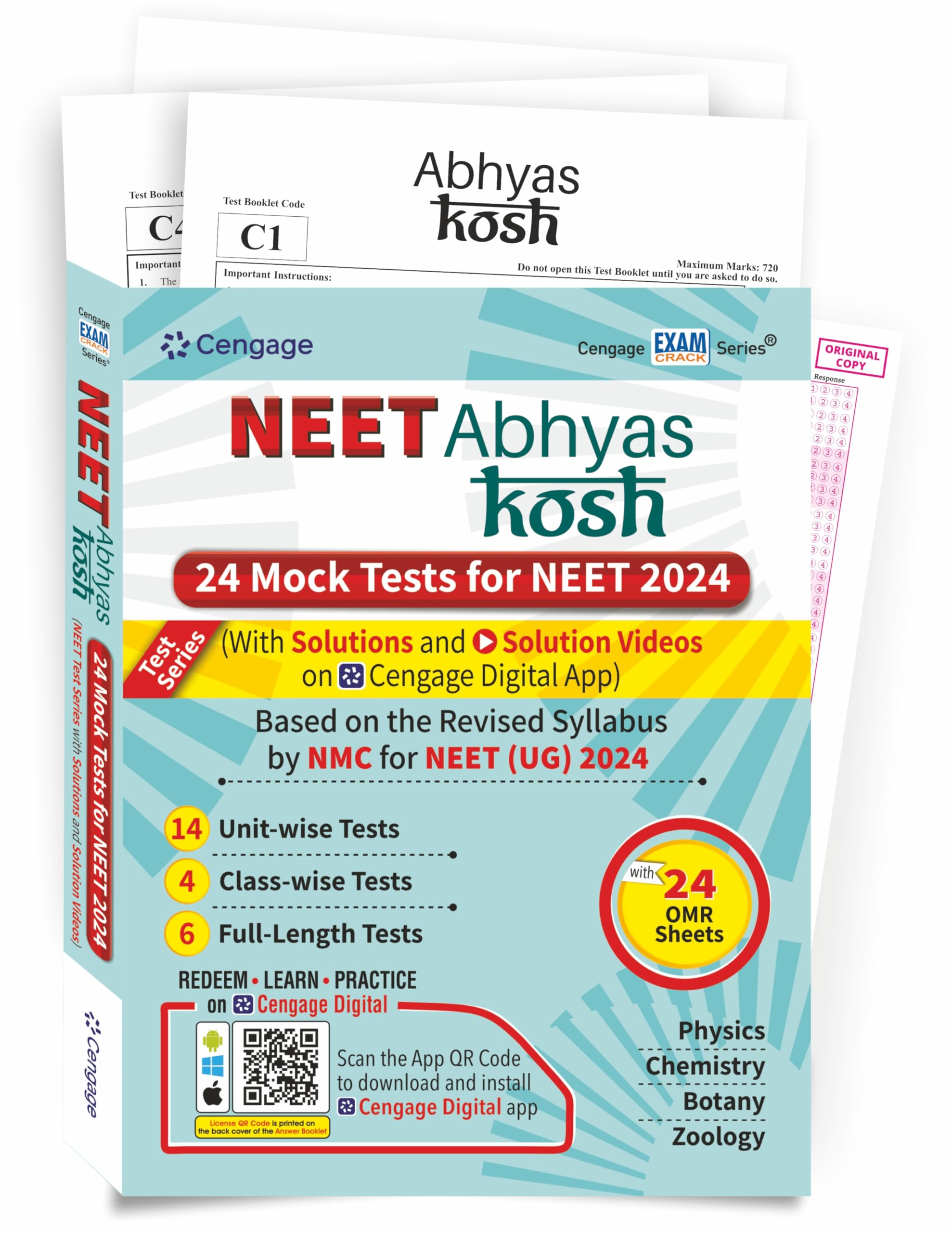 NEET Abhyaskosh 24 Mock Tests for NEET 2024 (By Hariom Gangwar, Pranav ...