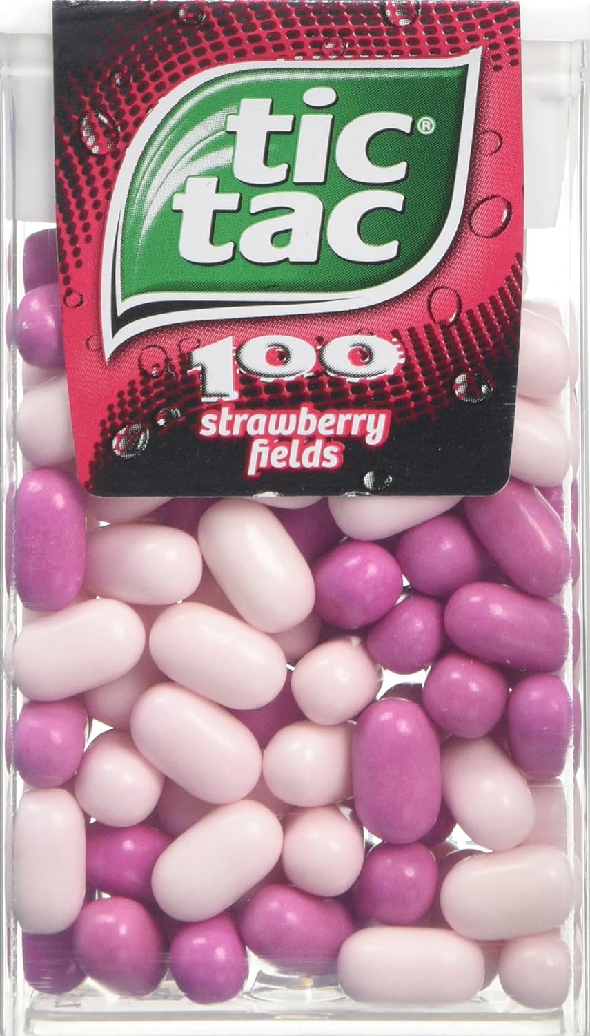 Tic Tac Strawberry Fields Sweets 49g : Amazon.co.uk: Grocery