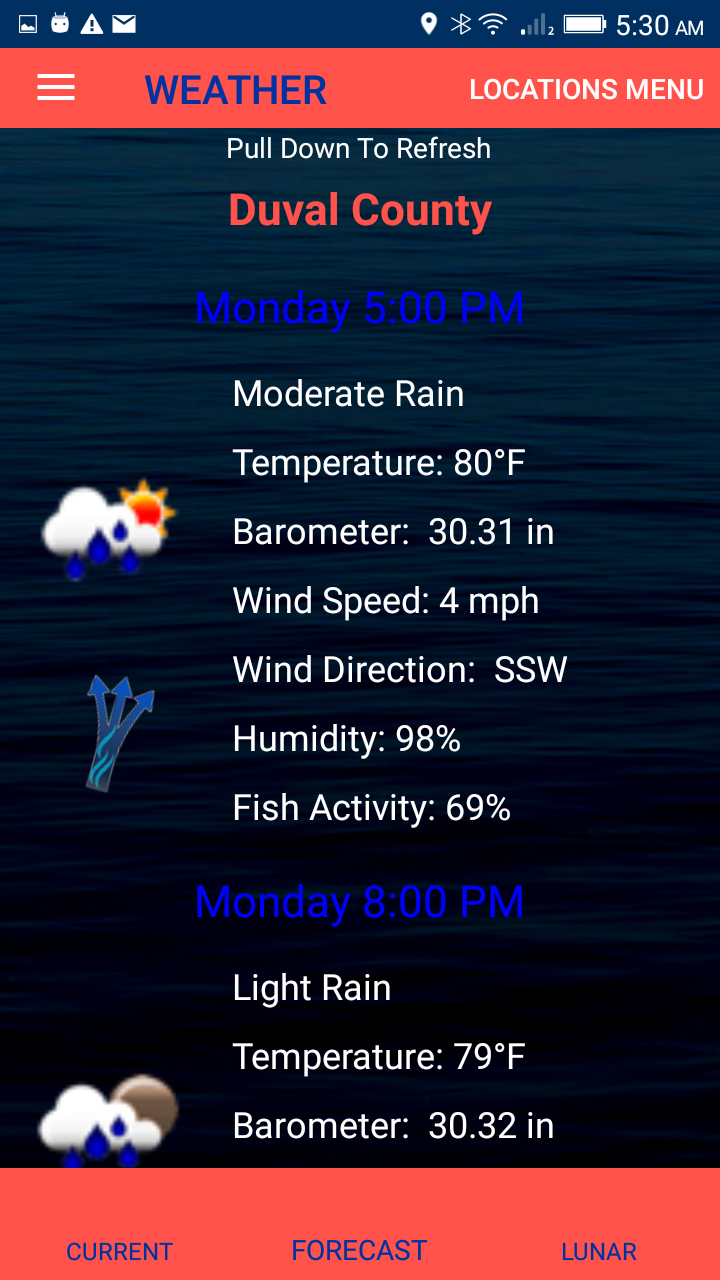 Fishing Fanatic - Fishing App with Solunar Charts - App on Amazon Appstore