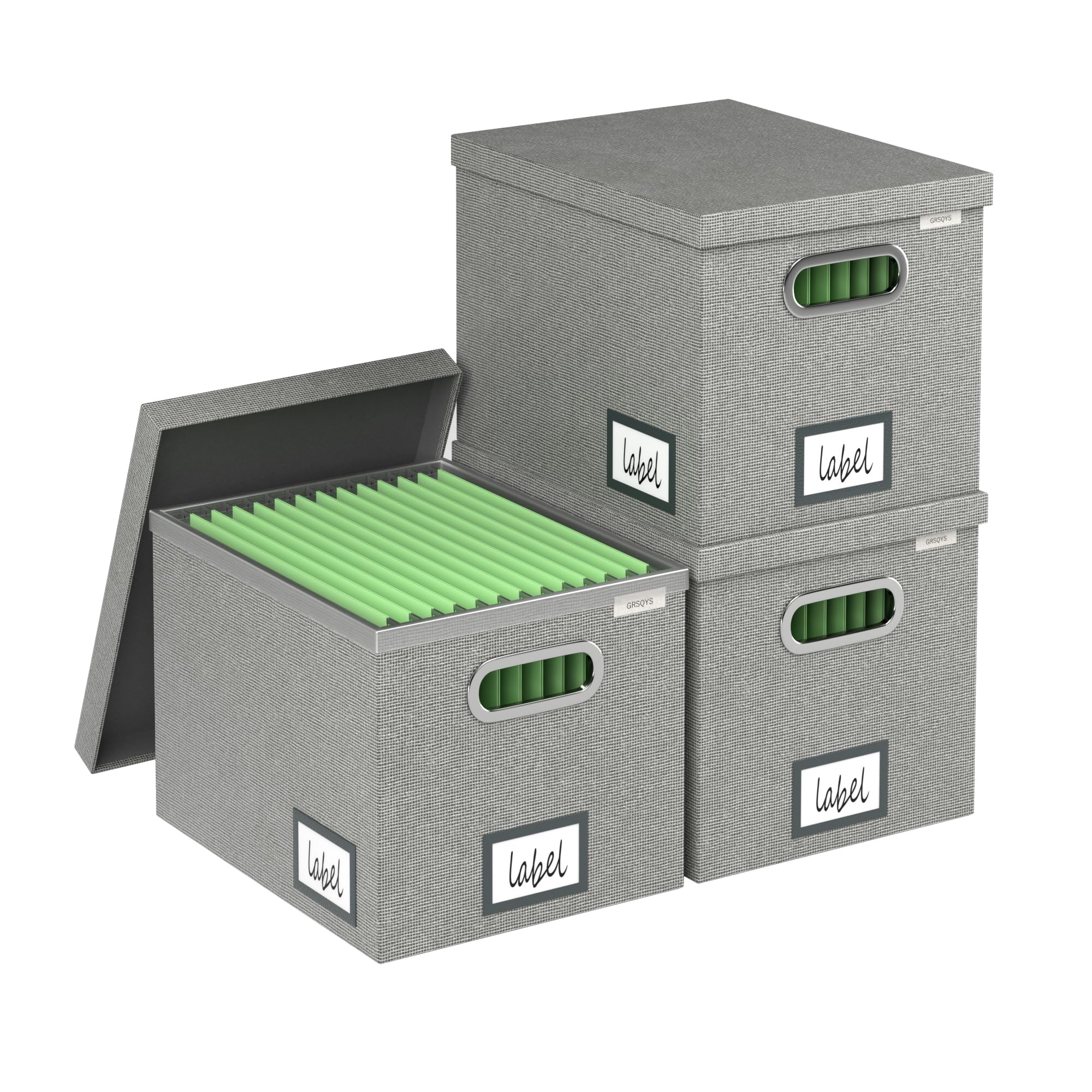 Amazon.com: GRSQYS File Organizer Box File Boxes for Hanging Files with ...