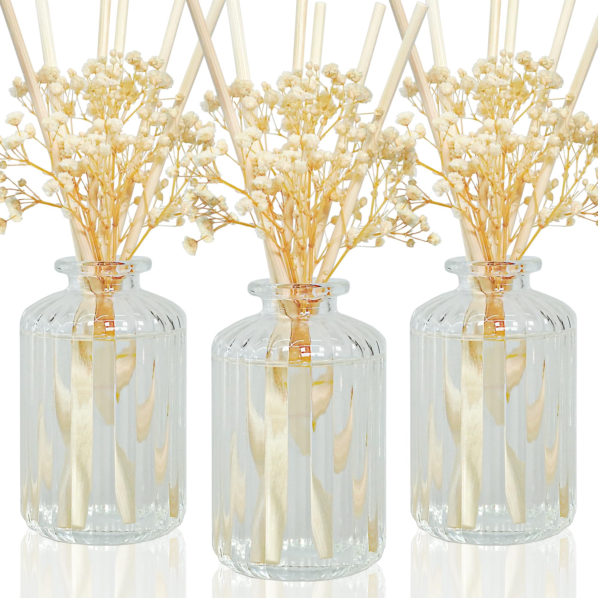 Amazon.com: Auelife Reed Diffuser Set, 3 Pcak 6.4 oz Clean Linen ...