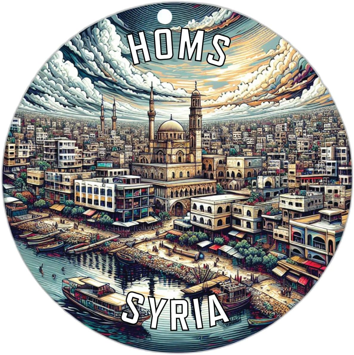 Amazon.com: Homs Syria Mementos Souvenir Vinyl Decal Sticker 3-Inch