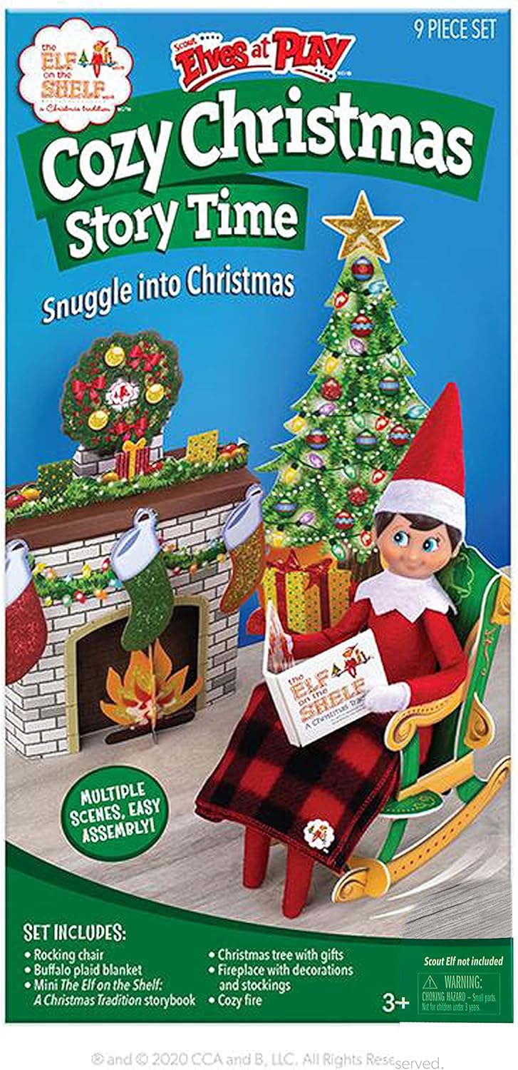 The Elf on the Shelf Scout Elves at Play Cozy Christmas Story Time ...