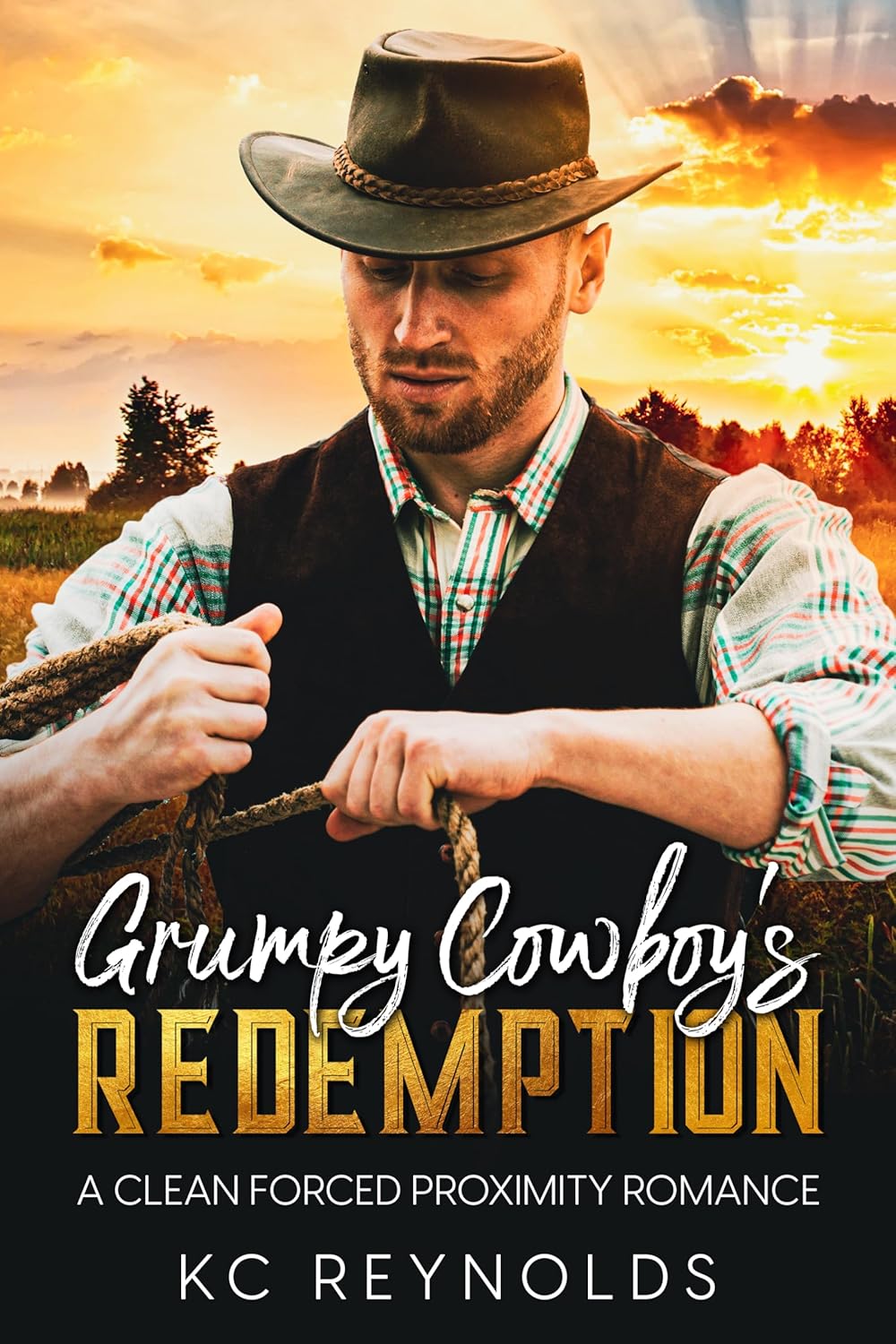Grumpy Cowboy's Redemption: A Clean Forced Proximity Romance - Kindle ...