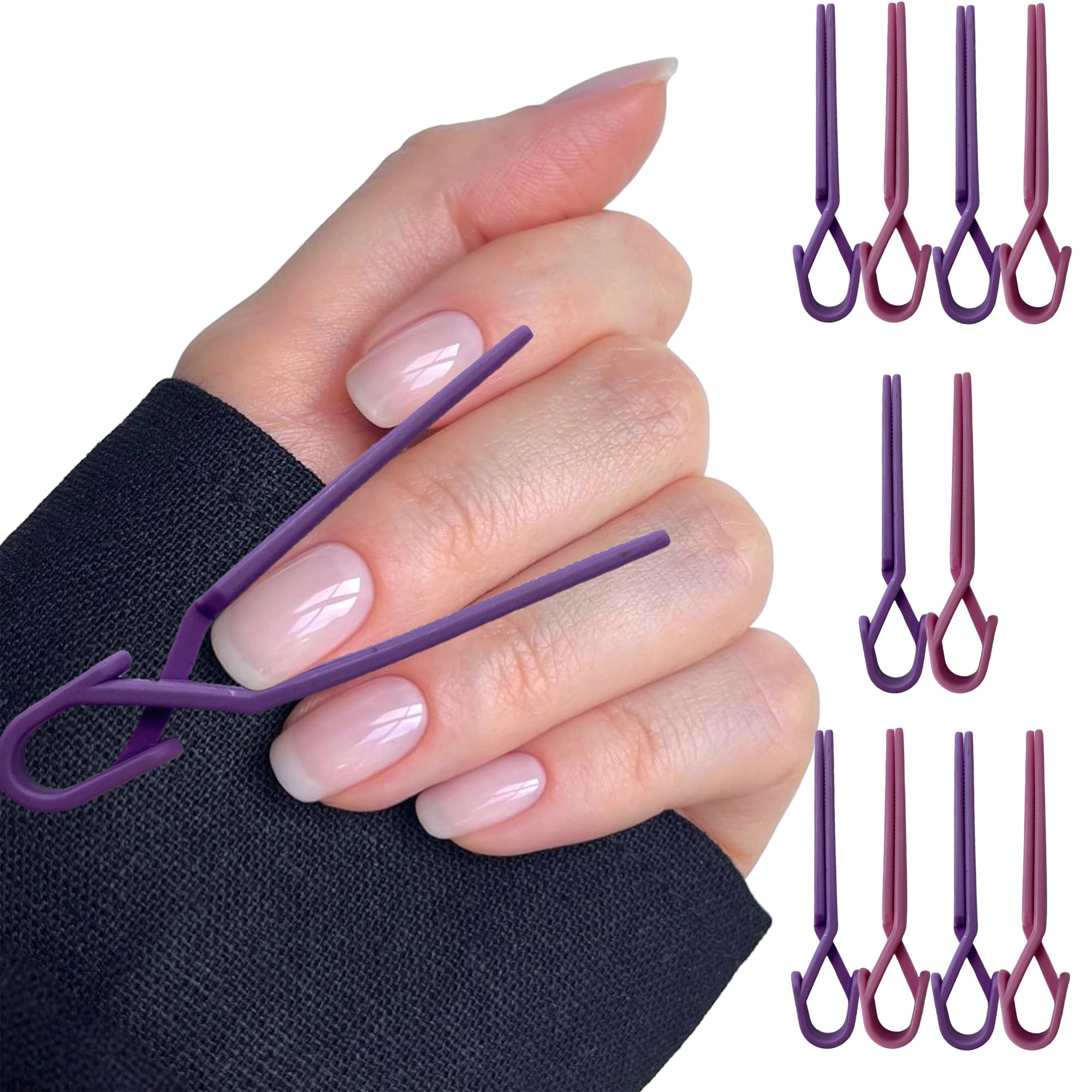 Amazon.com: Nail Polish Protector for Fingers - 10pcs Nail Art Clip ...