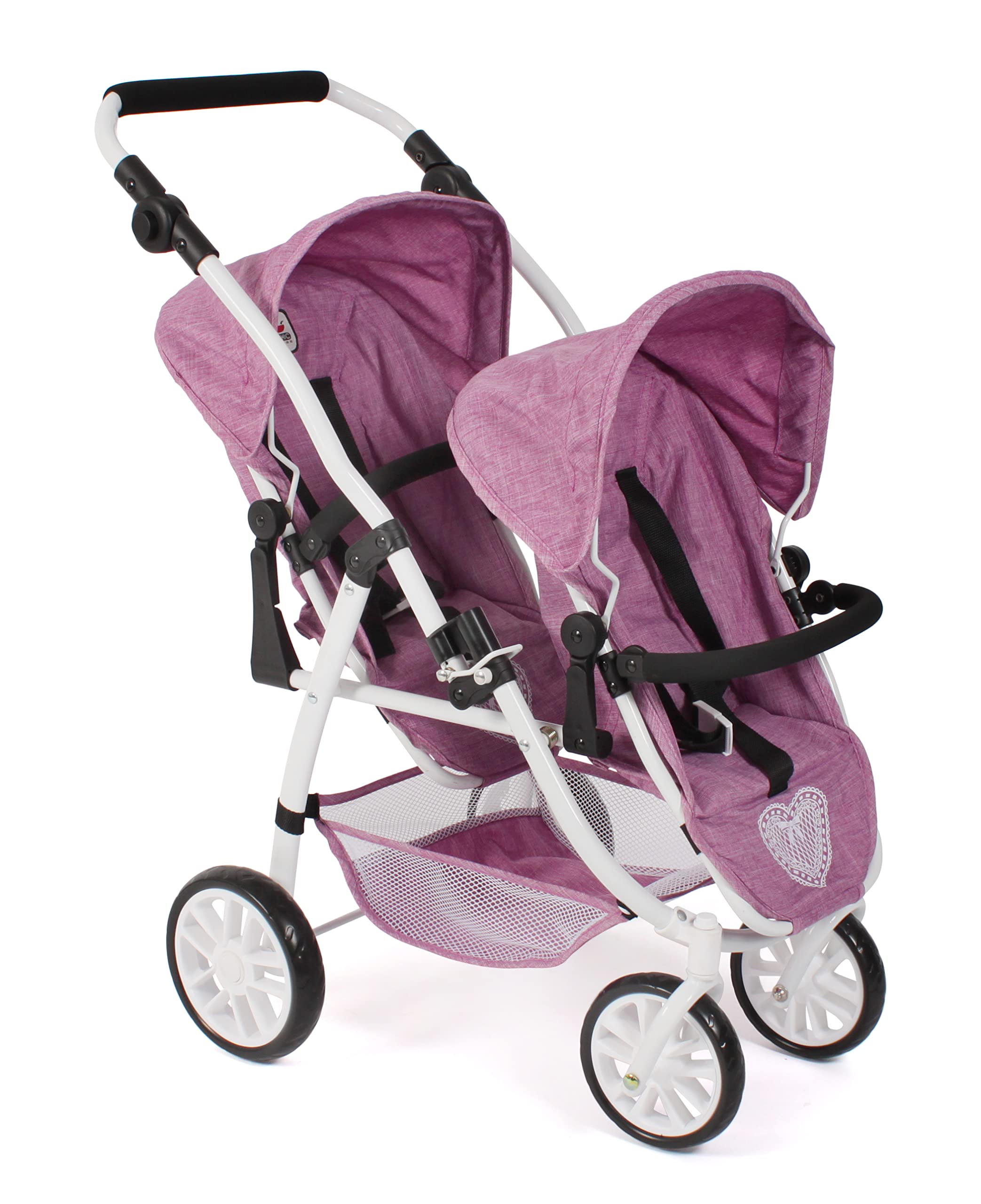Double Buggy 1920 Vyoo 2 Passenger Stroller Wagon: The Seating