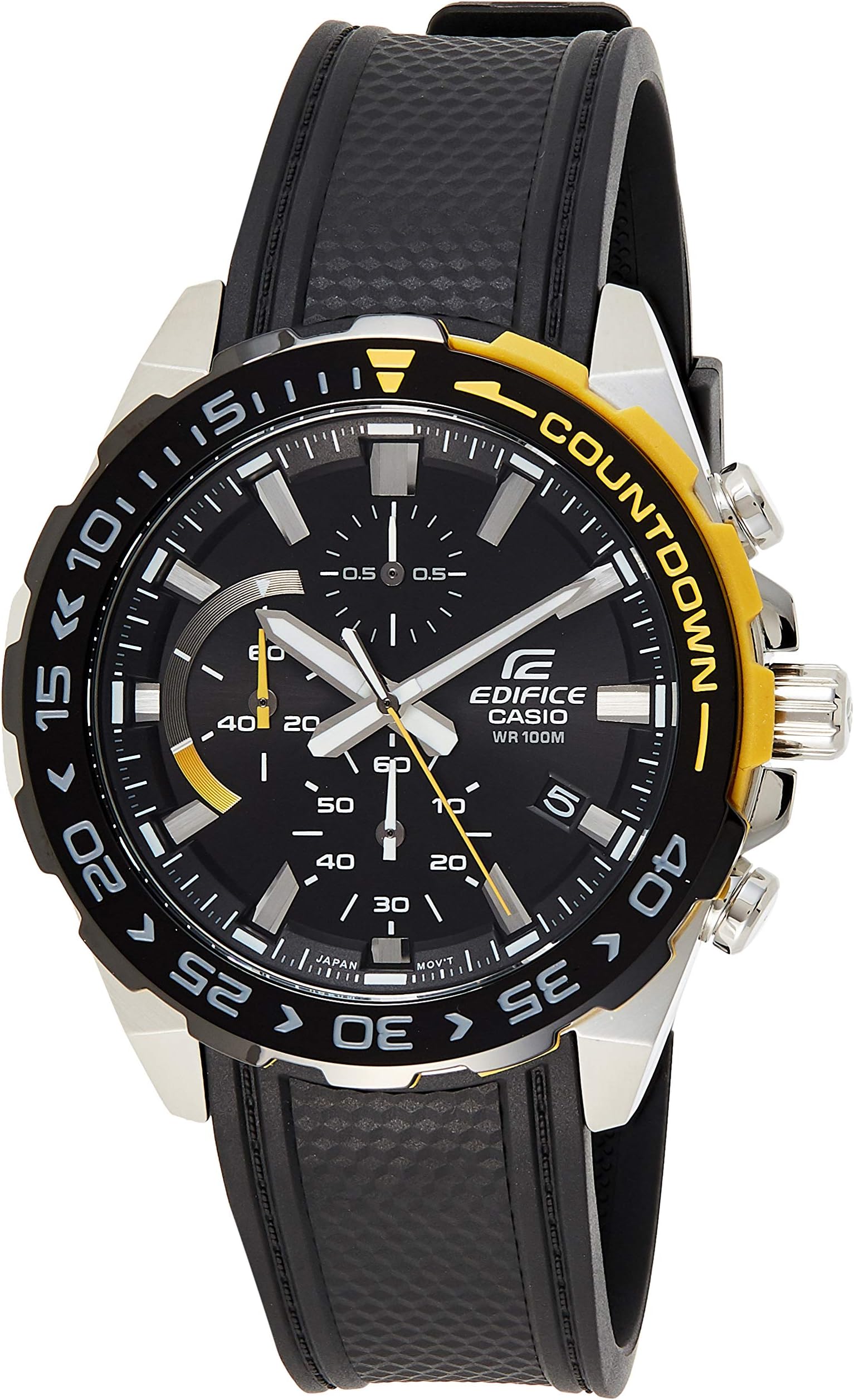 Casio Analog Black Dial Men's Watch-EFR-566PB-1AVUDF (ED480) : Amazon ...